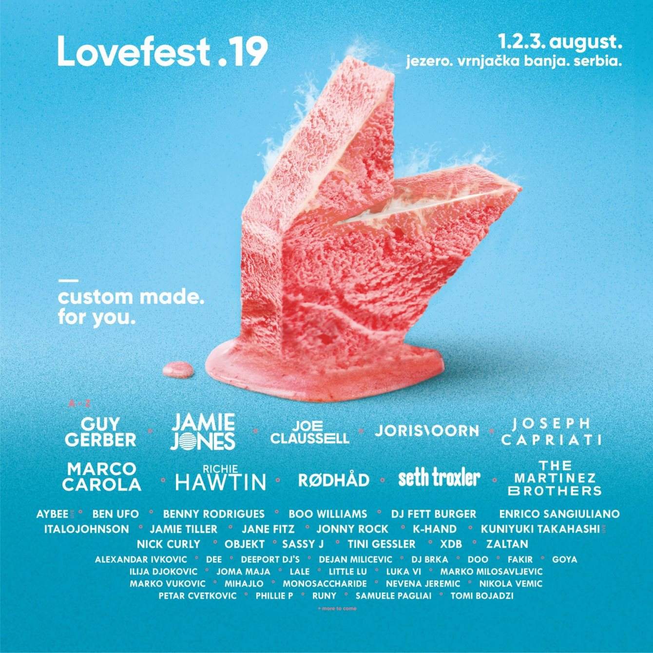 Lovefest 2019 at City Park Lake, Serbia