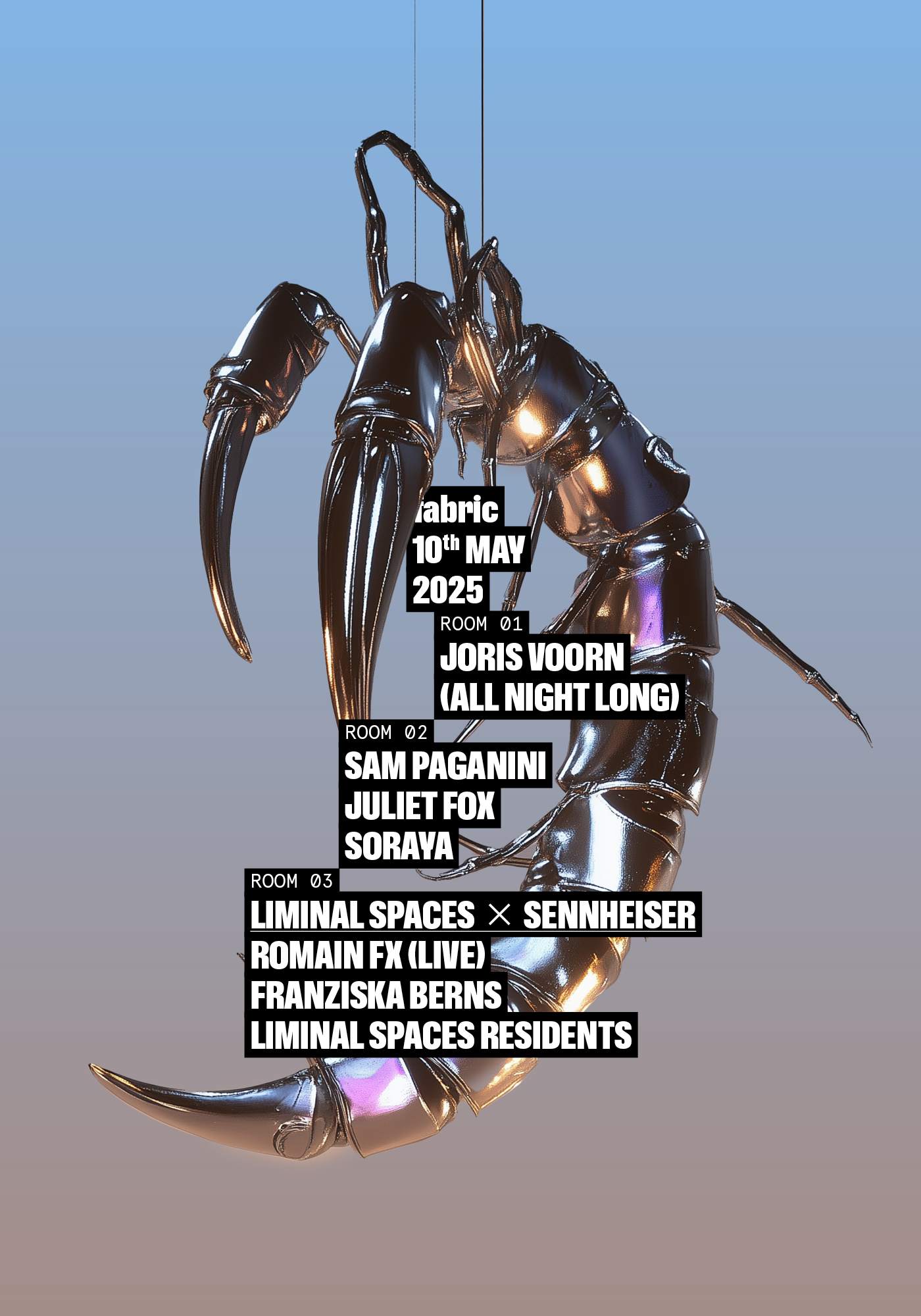 fabric: Joris Voorn (All Night Long), Sam Paganini, Juliet Fox, Romain ...