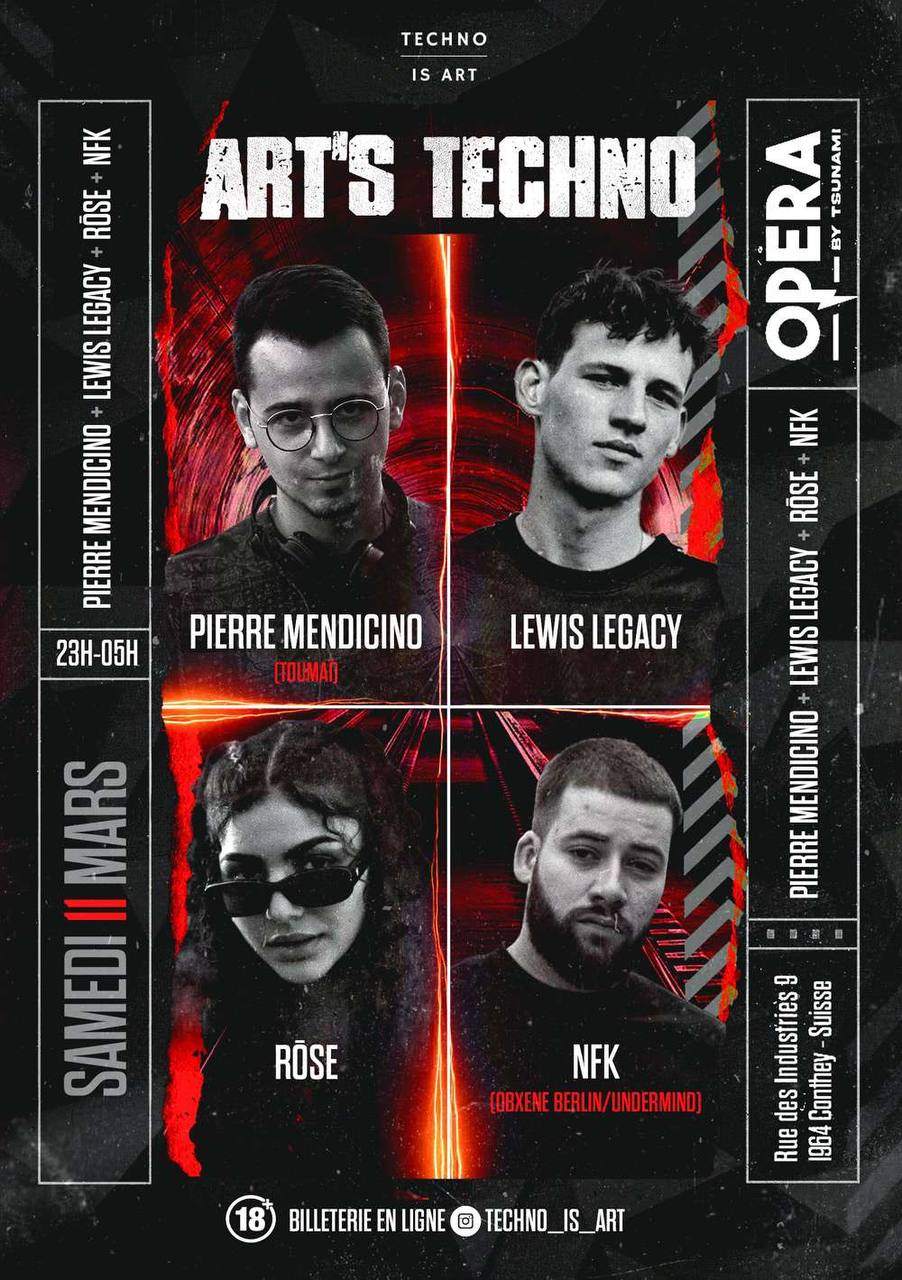 Art's Techno at Opéra Club Conthey, Lausanne