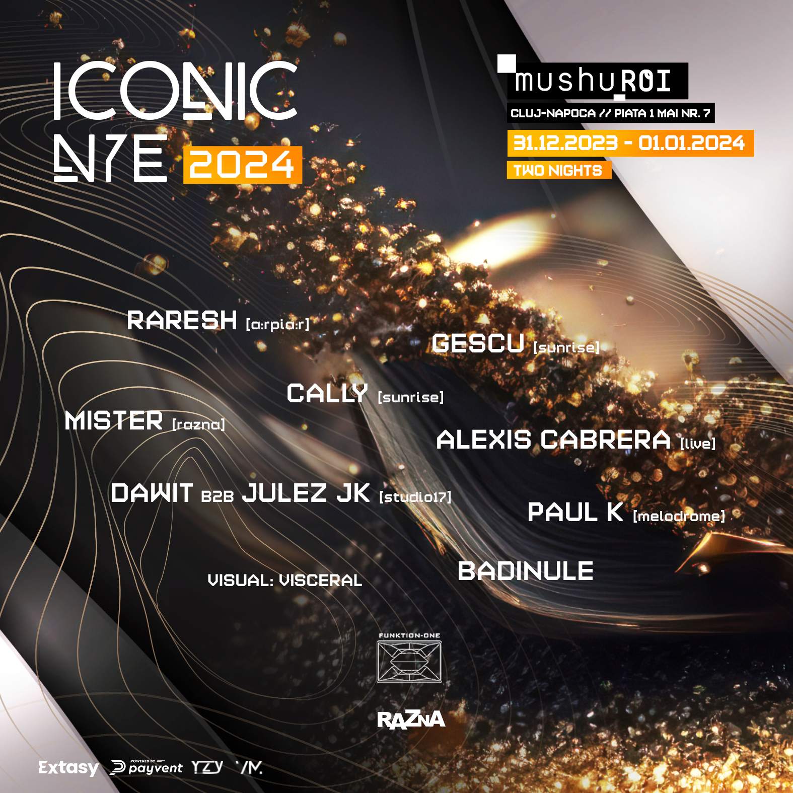 ICONIC NYE 2024 at Cluj Arena, Cluj-Napoca