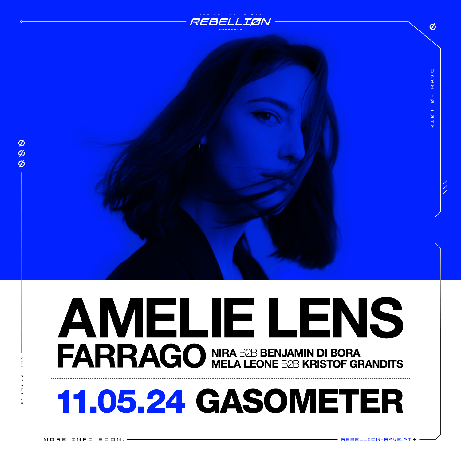 AMELIE LENS pres. by REBELLIØN Rave at Gasometer Halle, Vienna