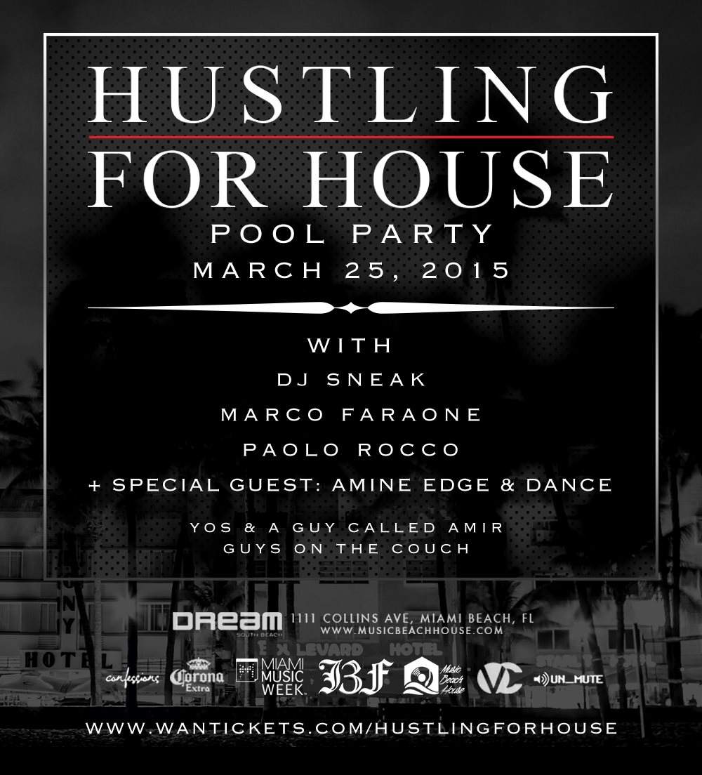 Hustling For Hous - Miami - Rooftop Pool Party bei The Dream Hotel ...