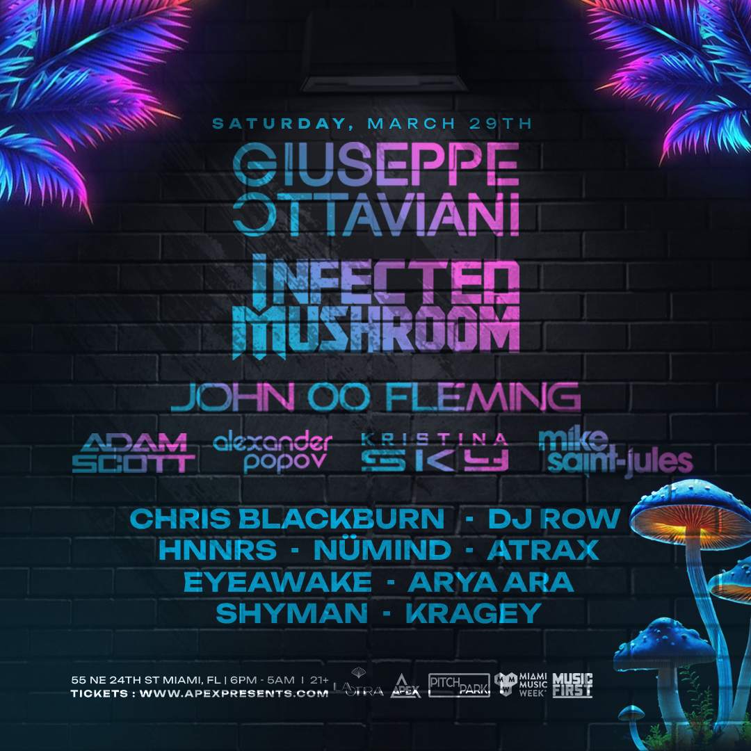 Giuseppe Ottaviani Infected Mushroom John OO Fleming (MMW) at La Otra ...