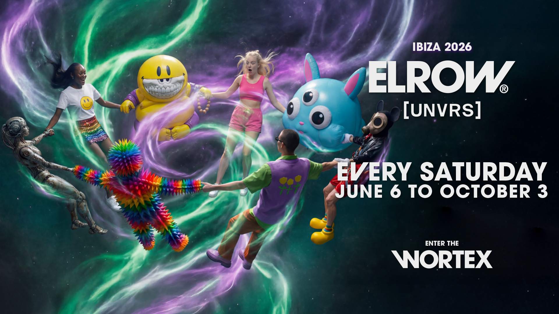 elrow Ibiza - OPENING PARTY at [UNVRS], Ibiza