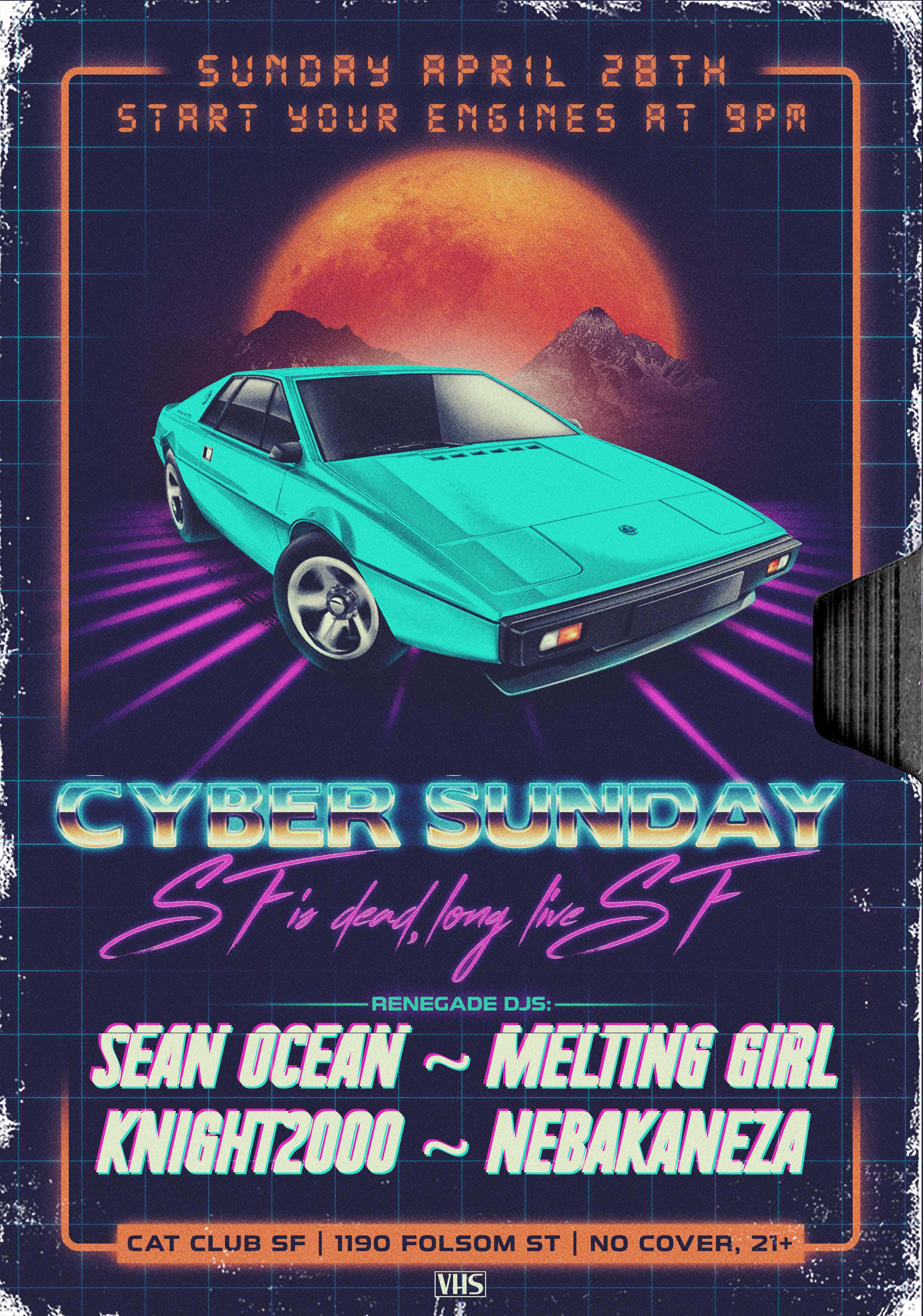 CYBER SUNDAY: SF IS DEAD. LONG LIVE SF: SEAN OCEAN, MELTING GIRL ...
