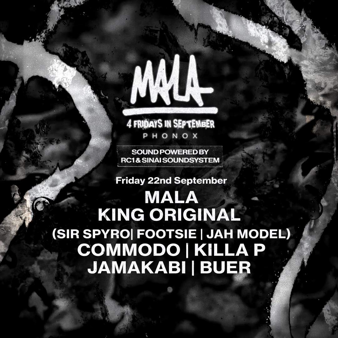 Mala, Coki, King Original (Sir Spyro, Footsie, Jah Model), Commodo ...