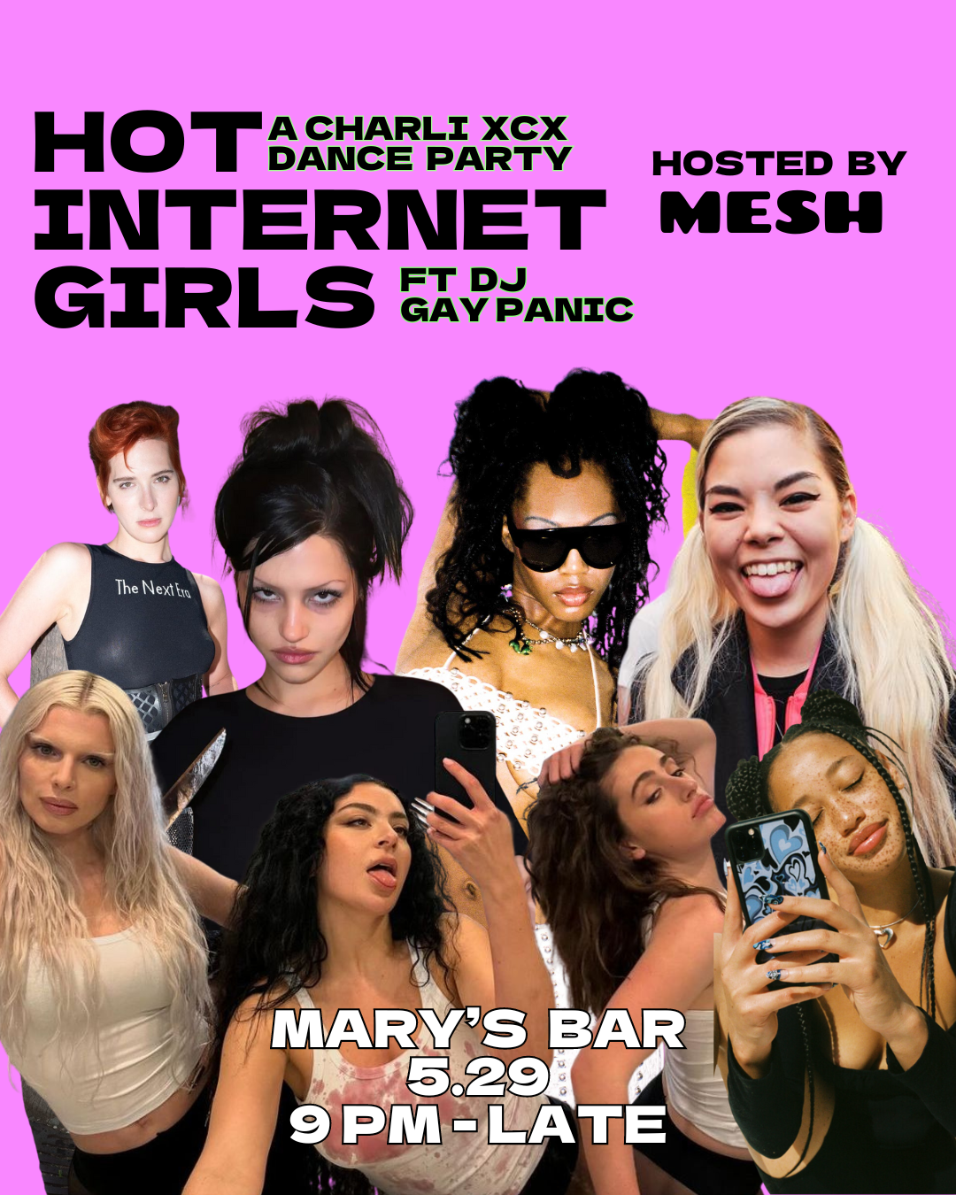 Hot Internet Girls: A Charli XCX Party at Mary's Bar Brooklyn, New York ...