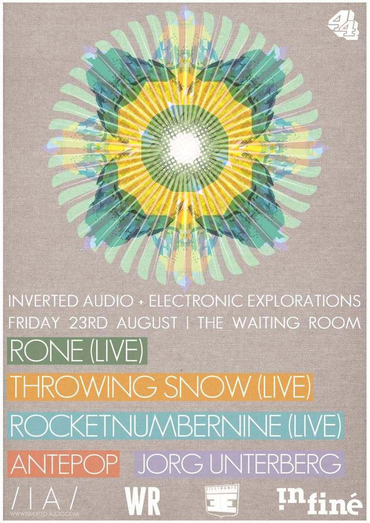 Inverted Audio & Electronic Explorations present Rone, Throwing Snow ...