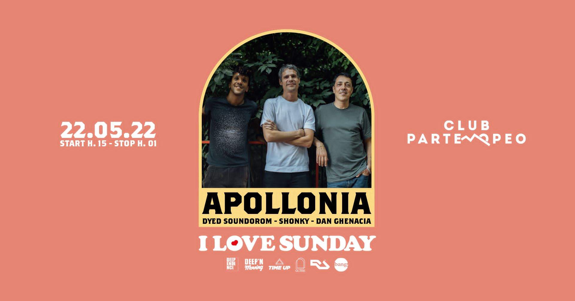 I Love Sunday with Apollonia at Club Partenopeo, Naples