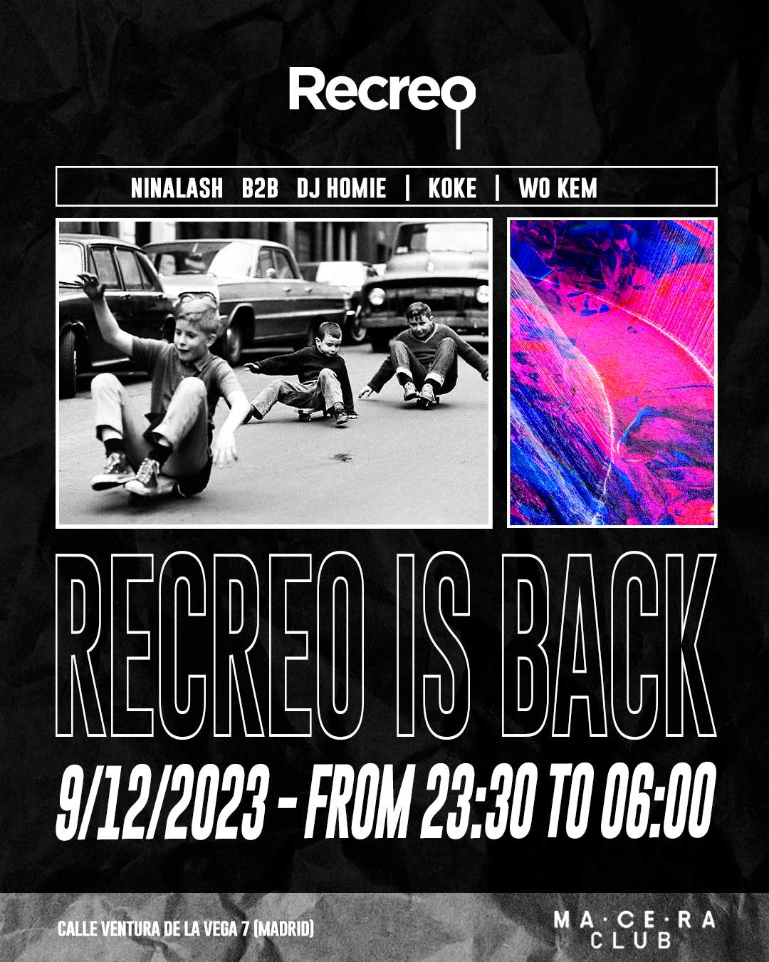 Recreo x Macera Club at Macera Club, Madrid