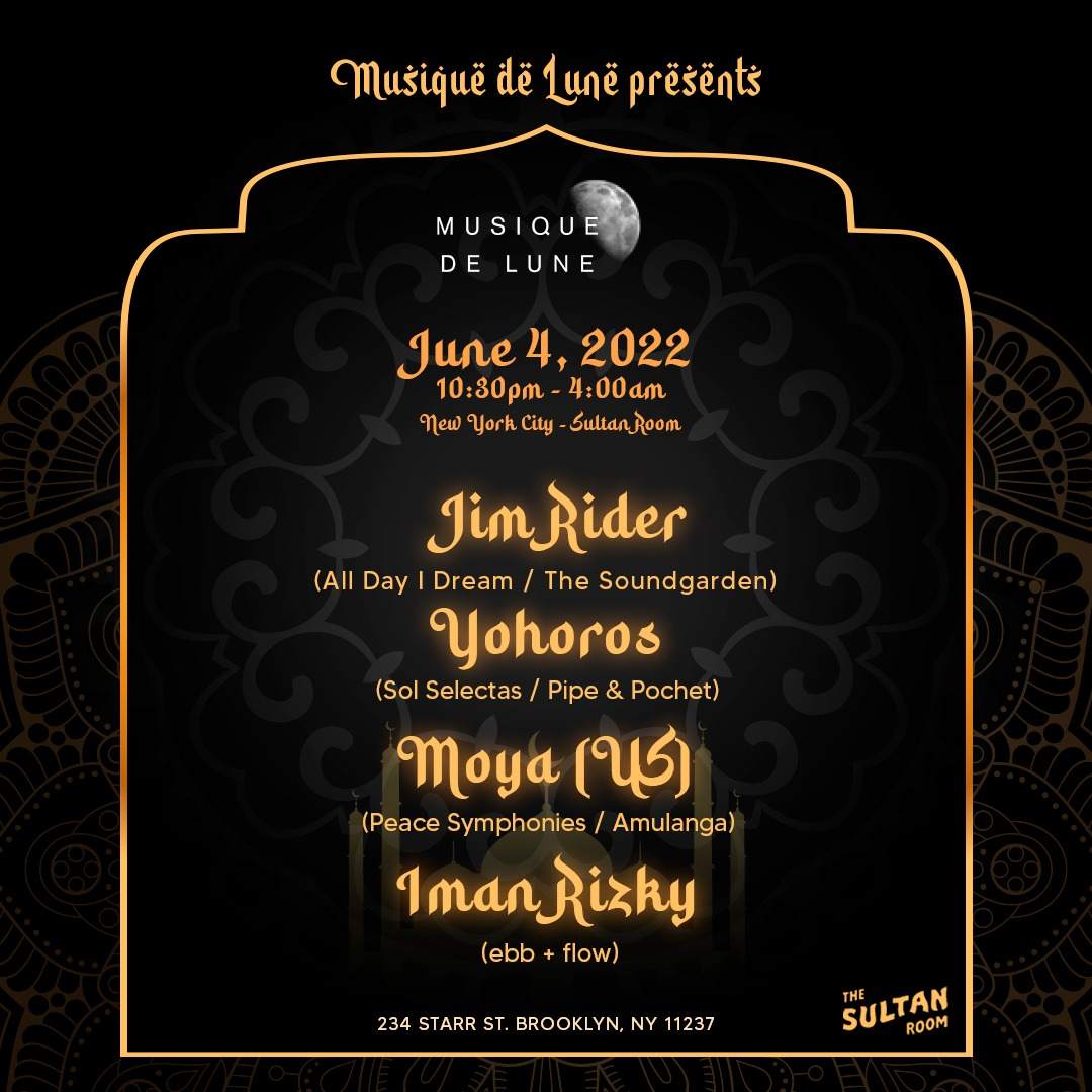 Musique de Lune presents Jim Rider, Yohoros, Moya, Iman Rizky at The ...