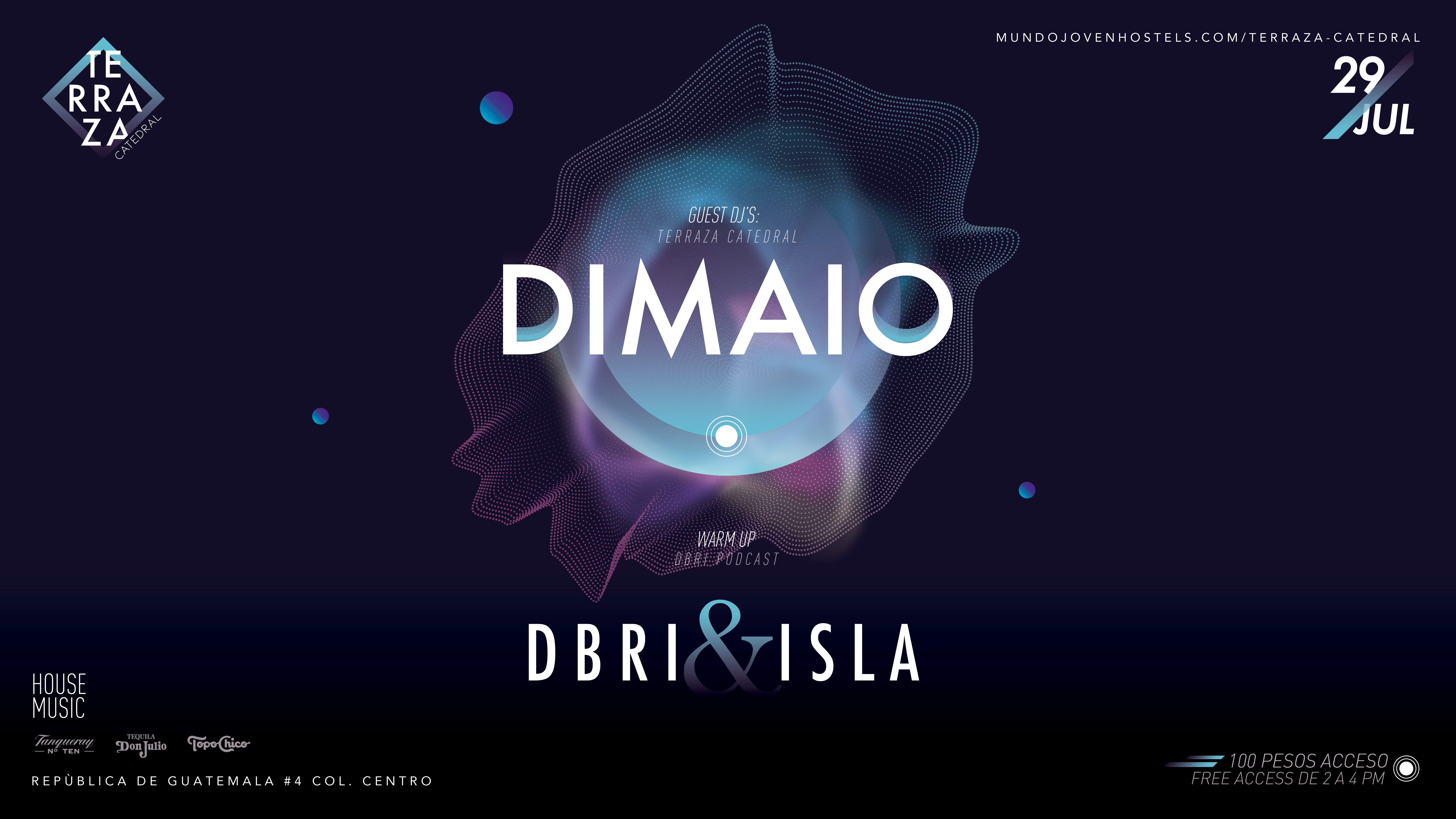 Dimaio + Dbri & Isla at Terraza Catedral, Mexico City