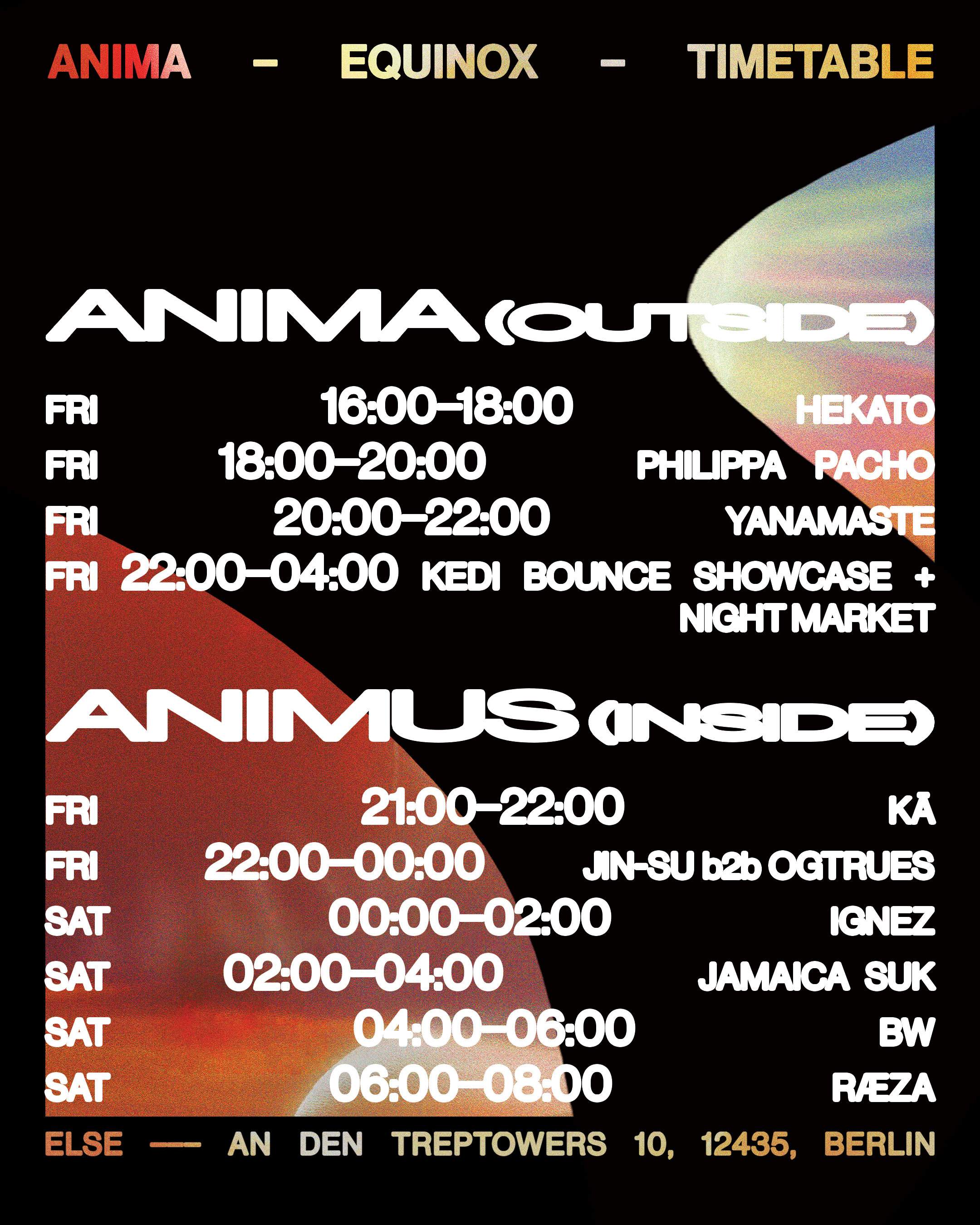 ANIMA: Equinox at Else, Berlin