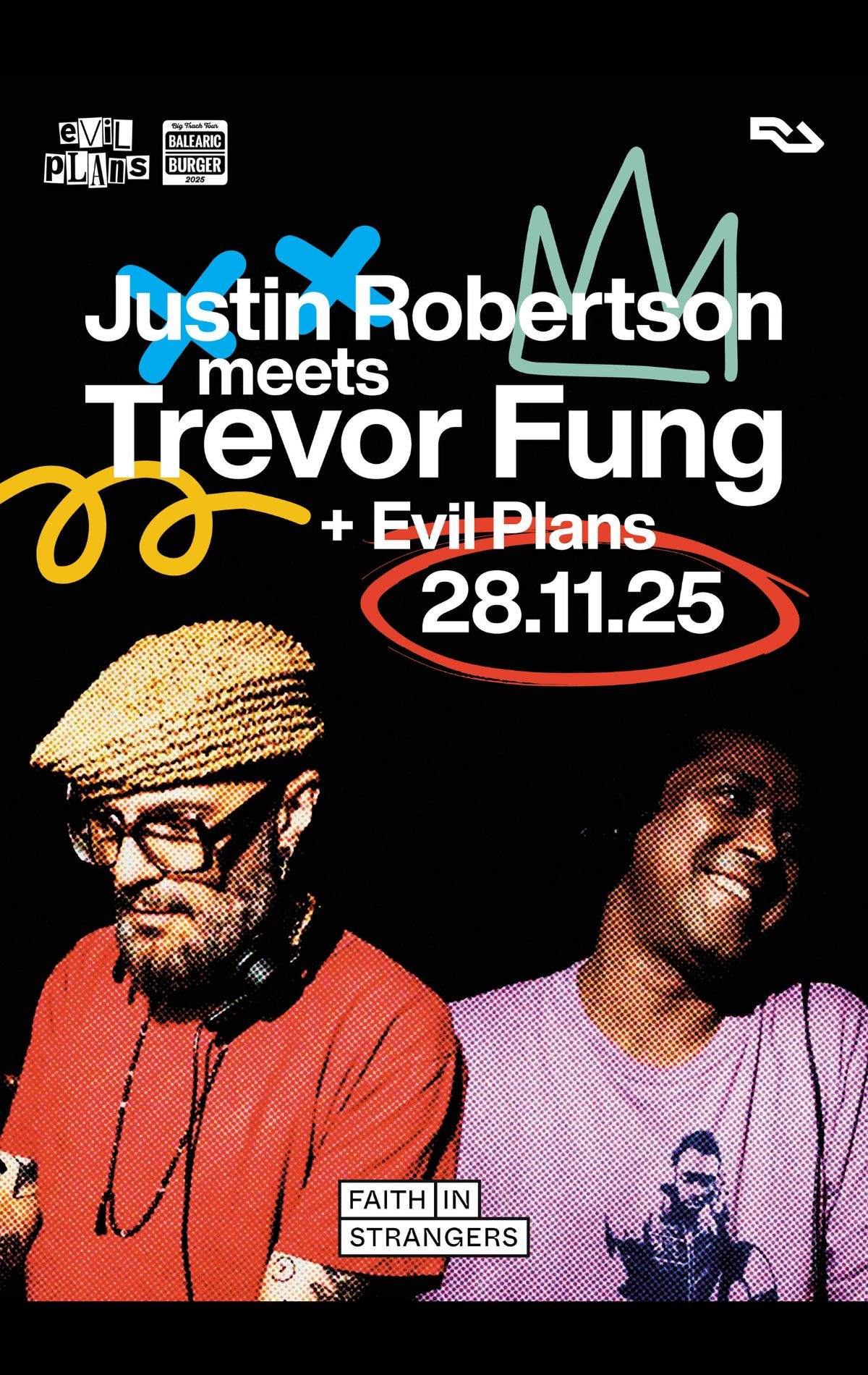 Evil Plans & Balearic Burger present - Justin Robertson Meets Trevor ...