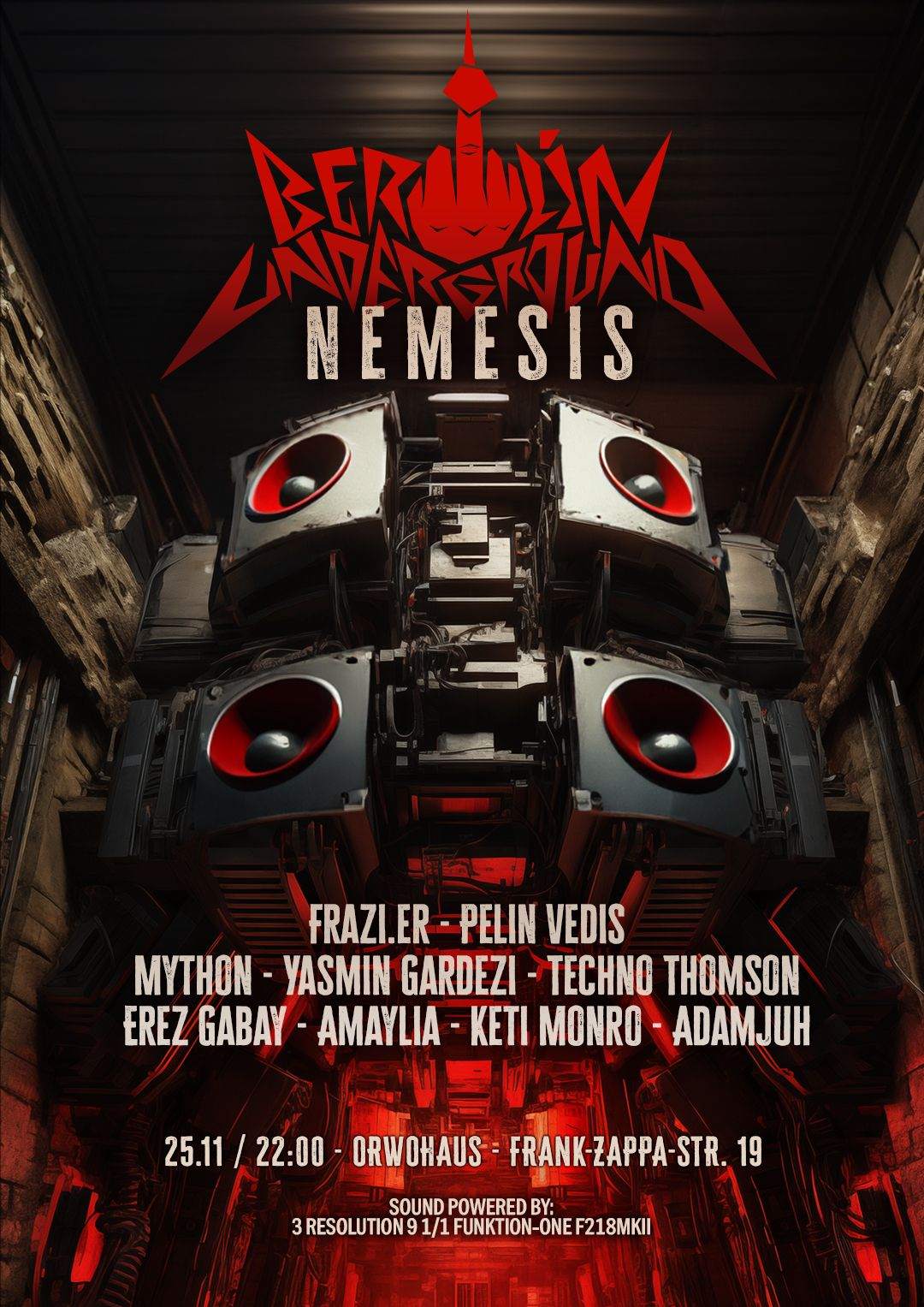 Berlin:Underground // NEMESIS at ORWO Haus, ベルリン