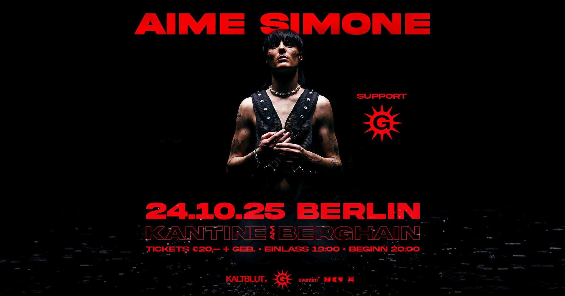 Aime Simone - Berlin - Kantine am Berghain at Kantine am Berghain, Berlin