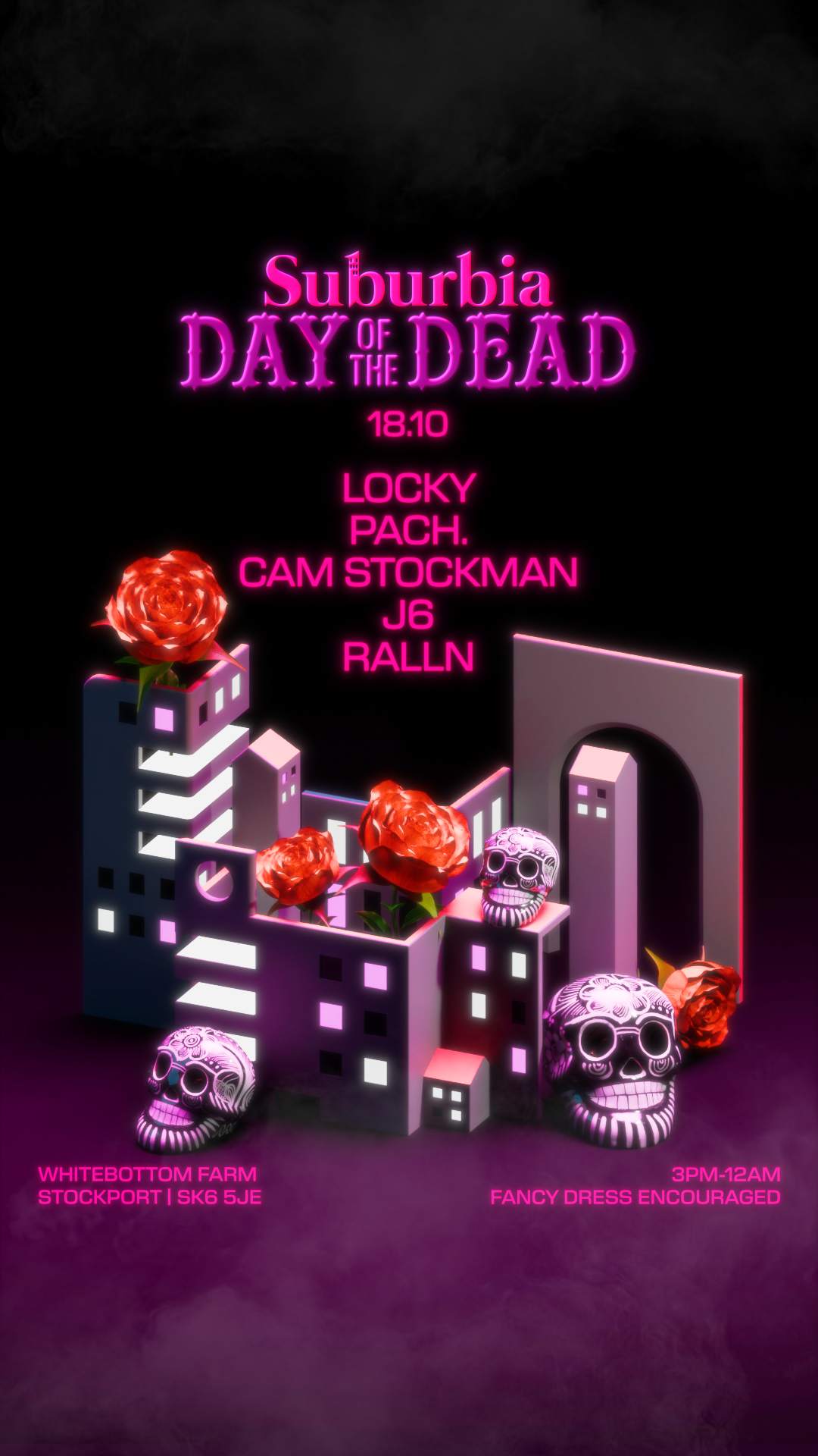 Suburbia presents Day of the Dead with Locky, PACH, Cam Stockman ...