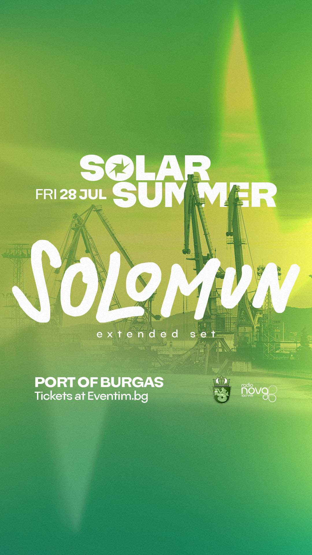 Solar Summer 2023: Solomun extended set at Port of Burgas, Bulgaria