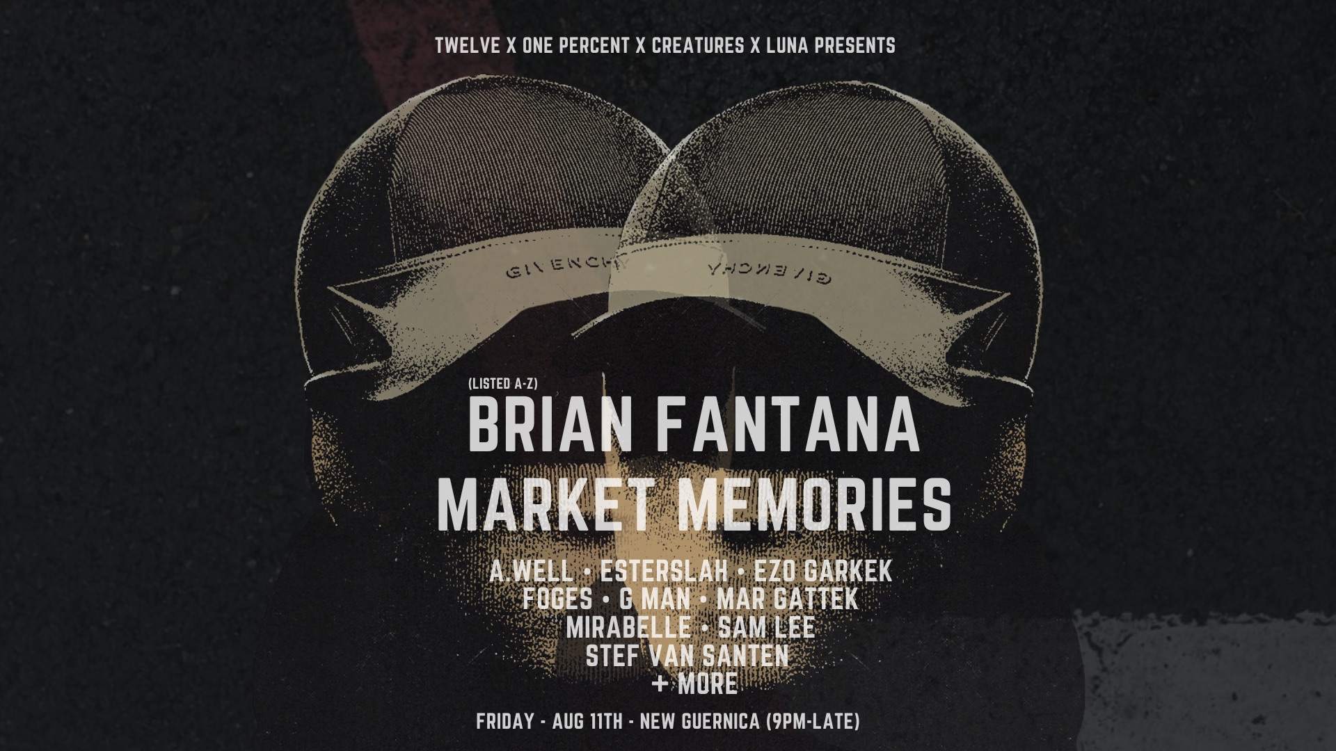 Brian Fantana + Market Memories at New Guernica, Melbourne