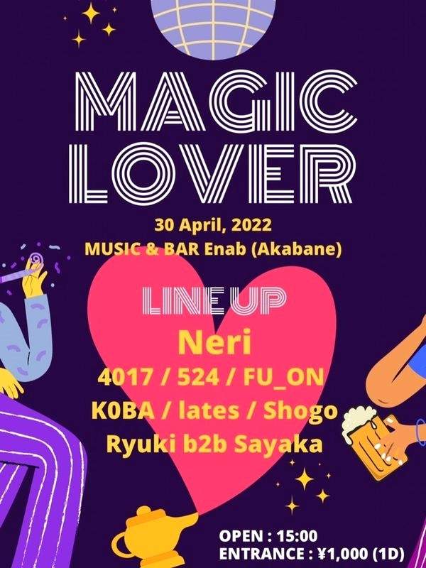 MAGIC LOVER at Akabane Enab, Tokyo