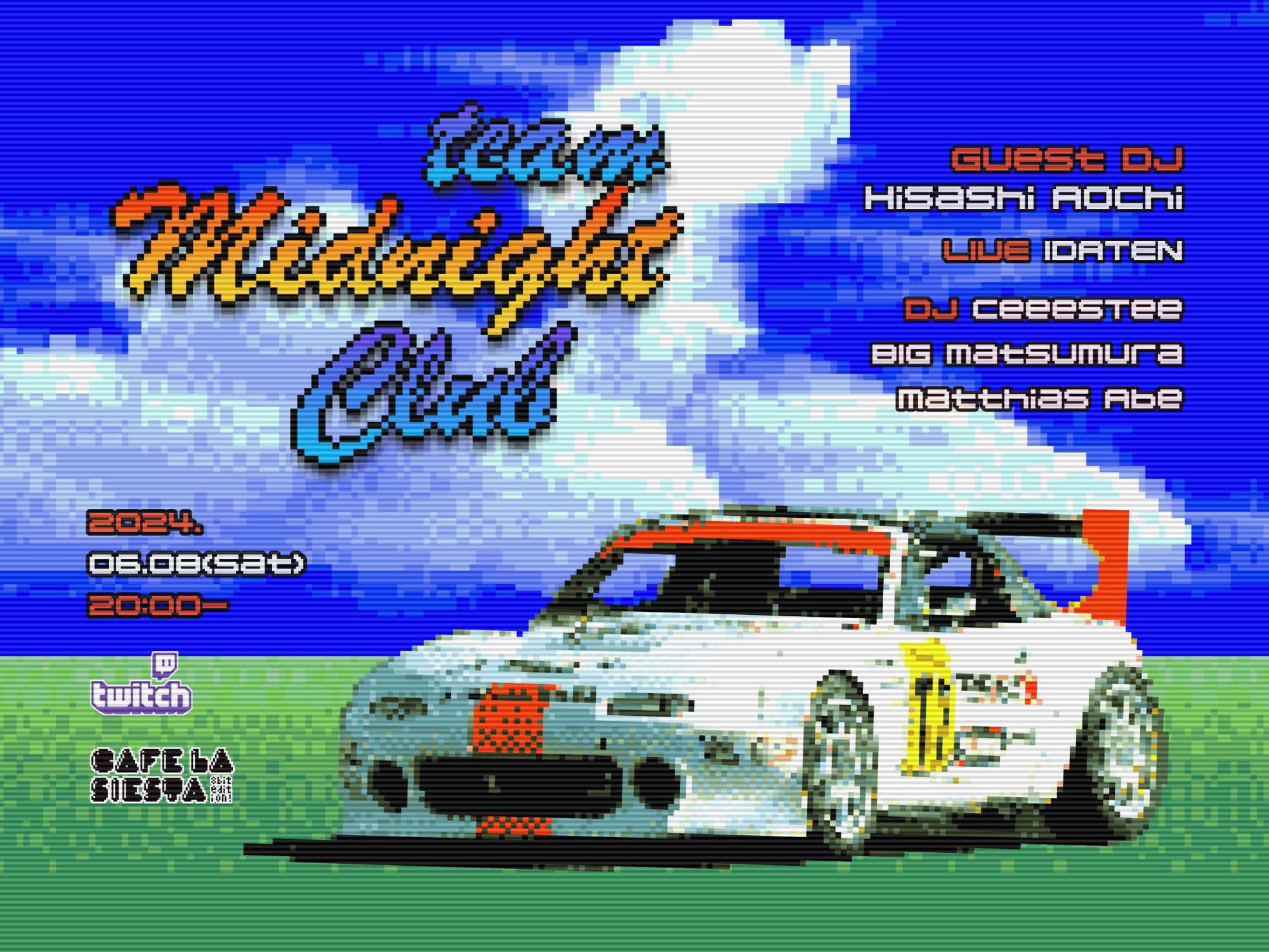 TEAM MIDNIGHT CLUB at Cafe la Siesta, Kyoto