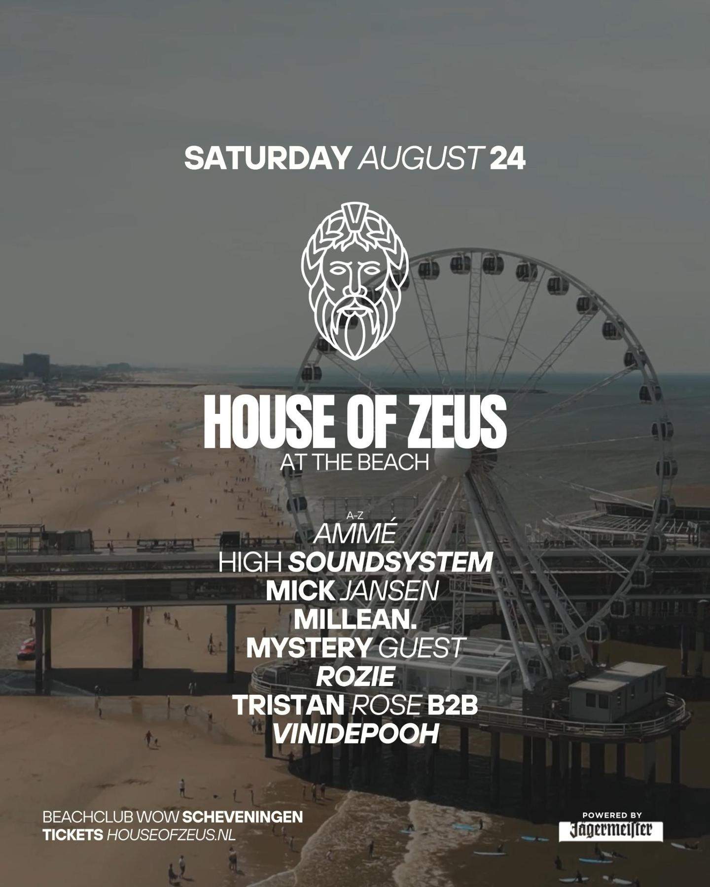 House of Zeus x Beachclub WOW at TBA - Beachclub WOW , The Hague