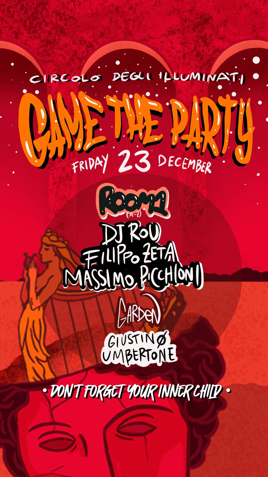 Game The Party with DJ Rou at Circolo degli Illuminati, Rome