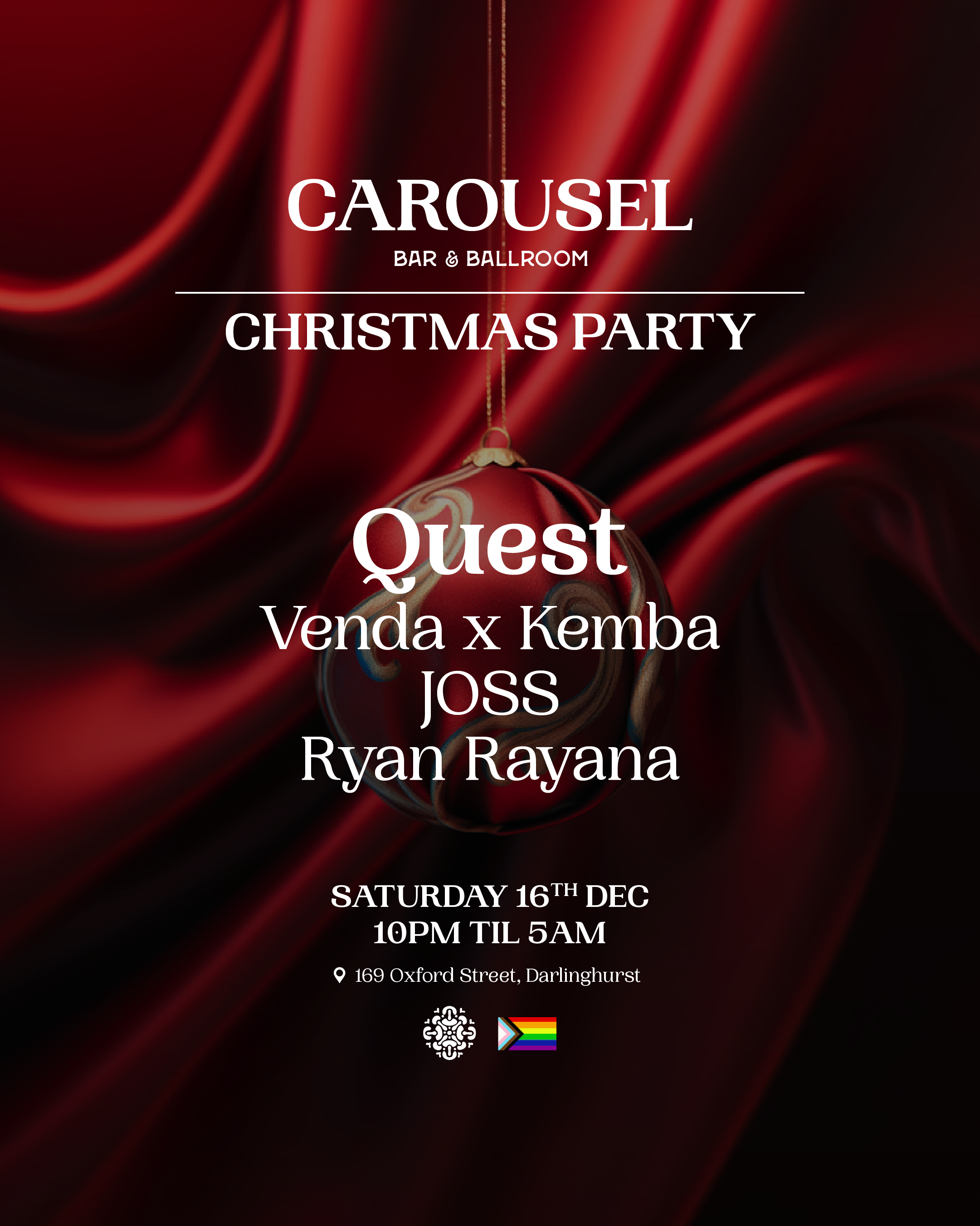 Carousel Christmas Party Ft. Quest at Carousel Bar & Ballroom, Sydney