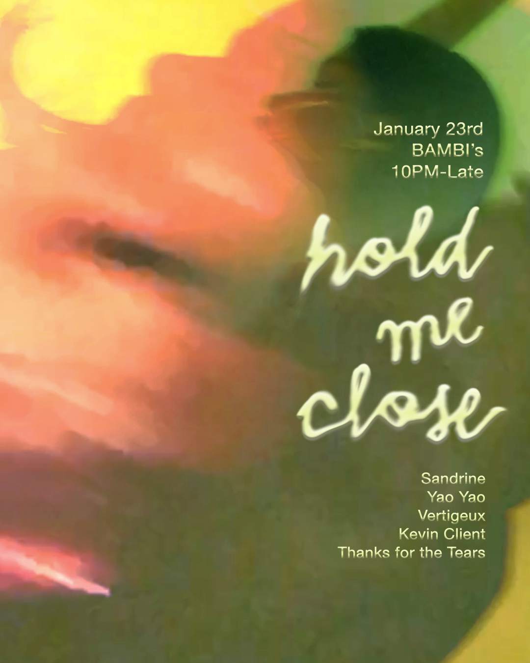 hold me close at Bambi's, Toronto · Tickets