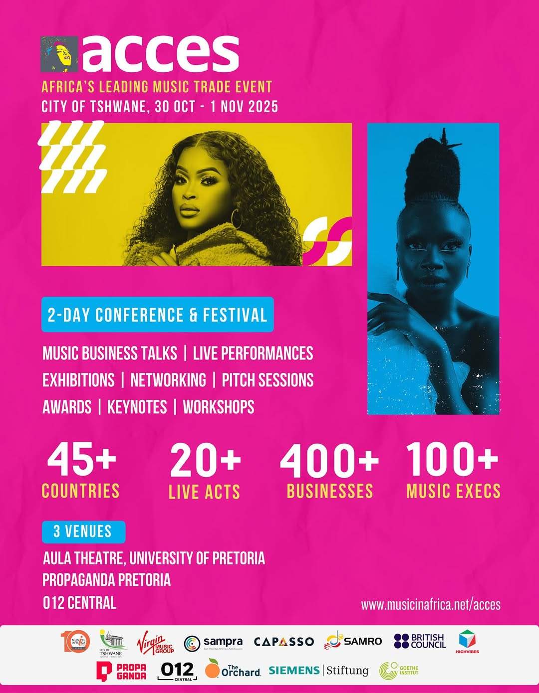 ACCES 2025 SHOWCASE FESTIVAL – PROPAGANDA, PRETORIA at 012 Central ...