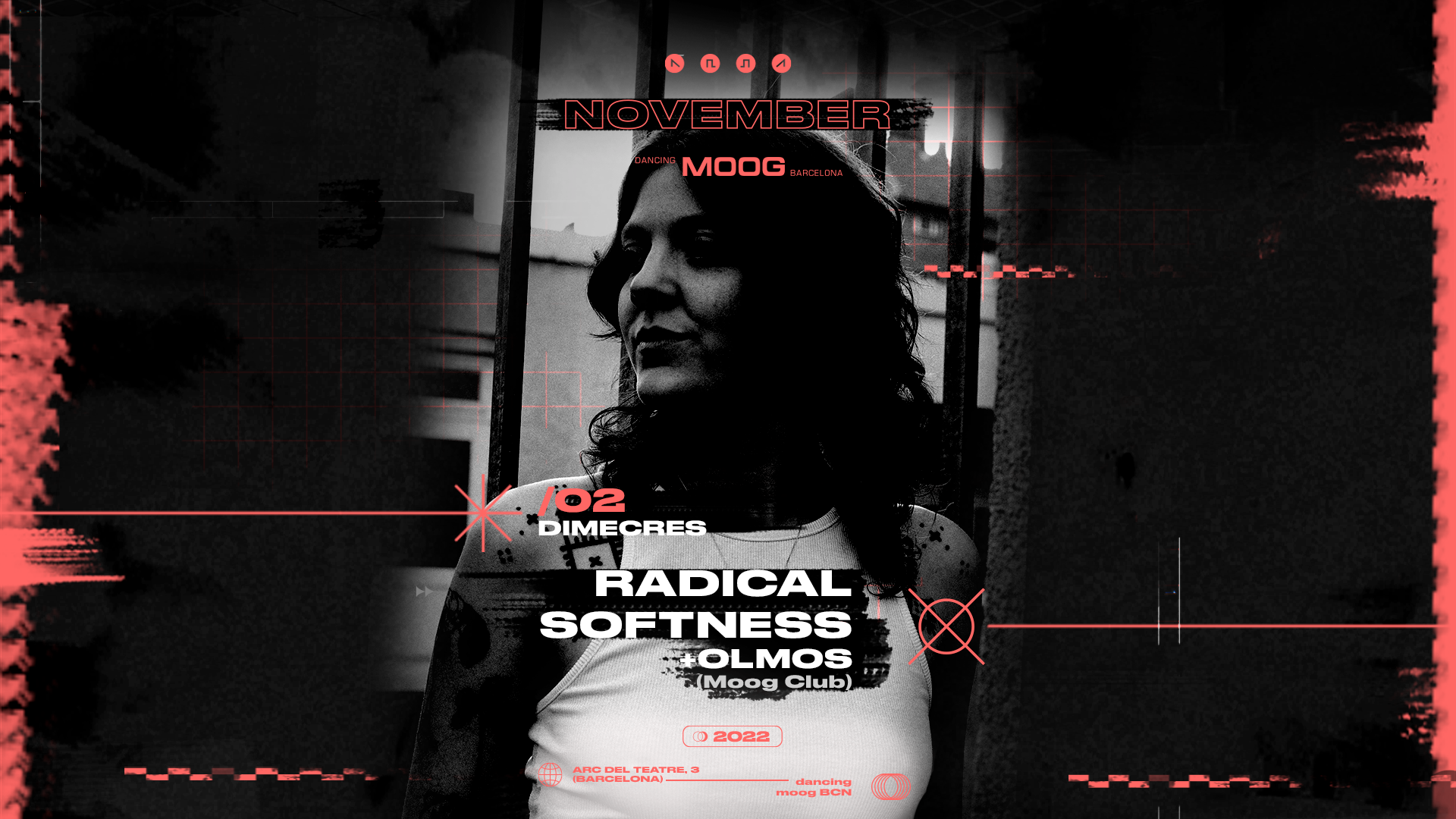Radical Softness + Olmos (MOOG Club) at Moog Club, Barcelona