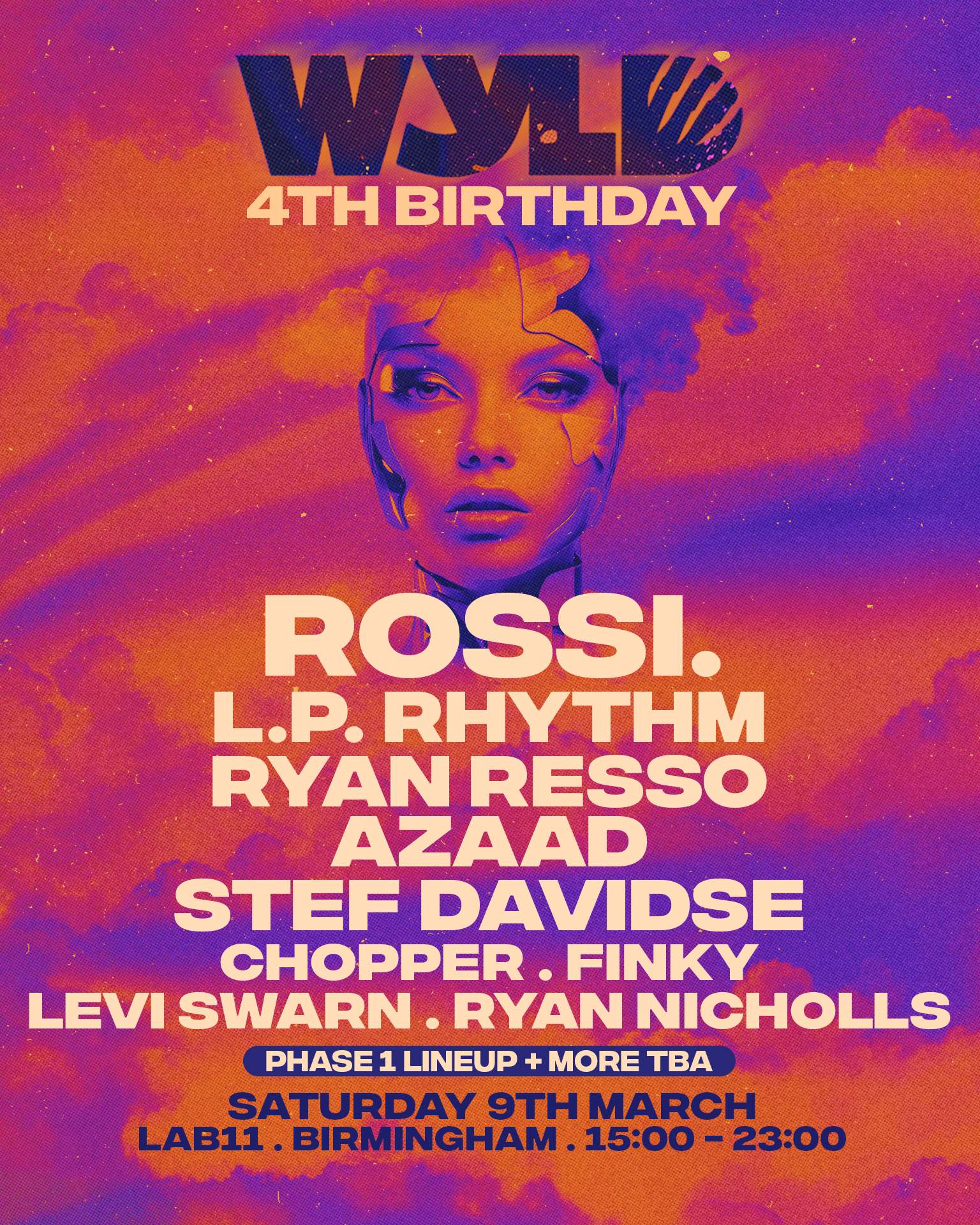 WYLD 4th Birthday W/ Rossi at Lab11, Birmingham