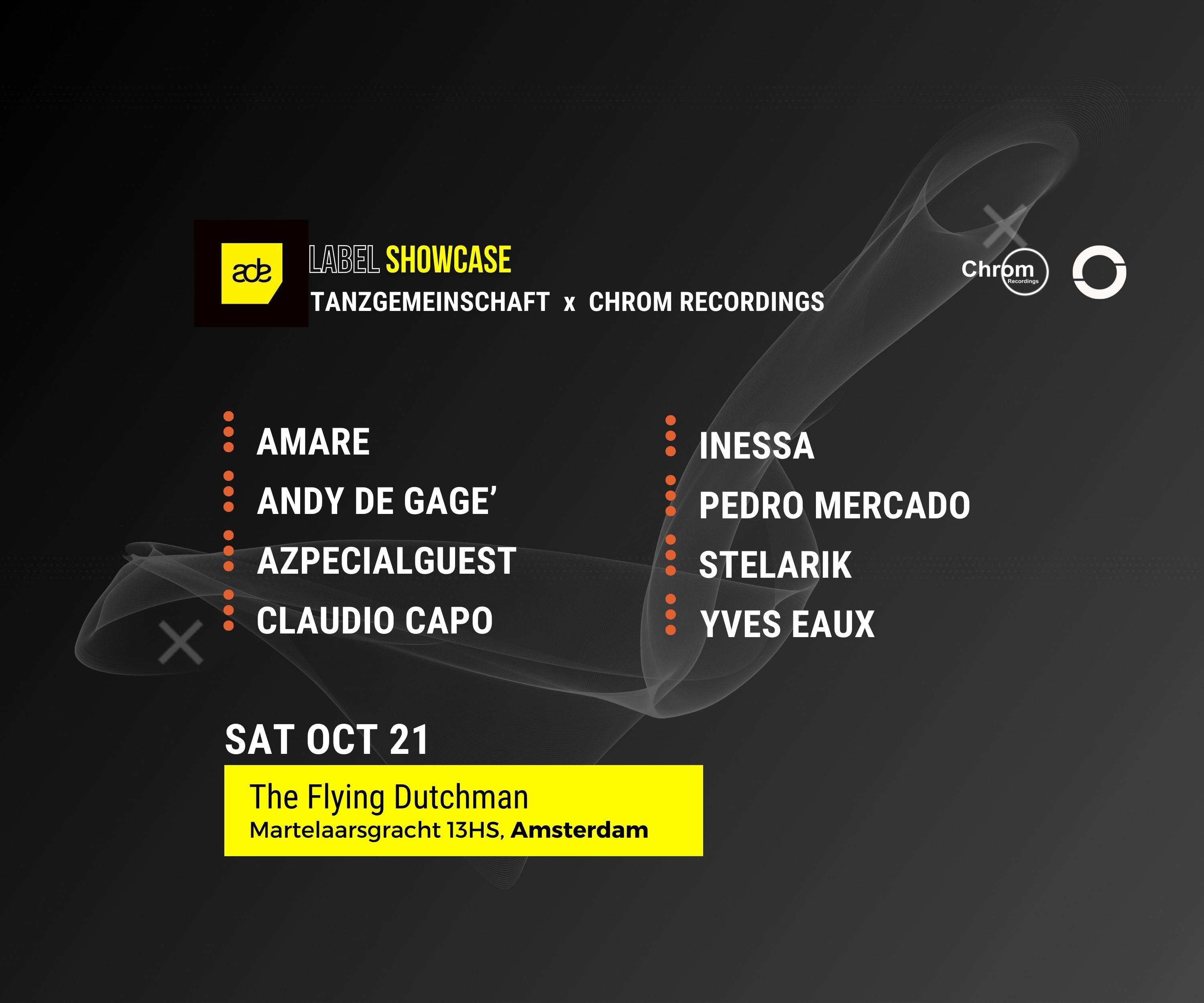 ADE Label Showcase Day 2: Tanzgemeinschaft x Chrom Recordings at The Flying Dutchman Café, Amsterdam