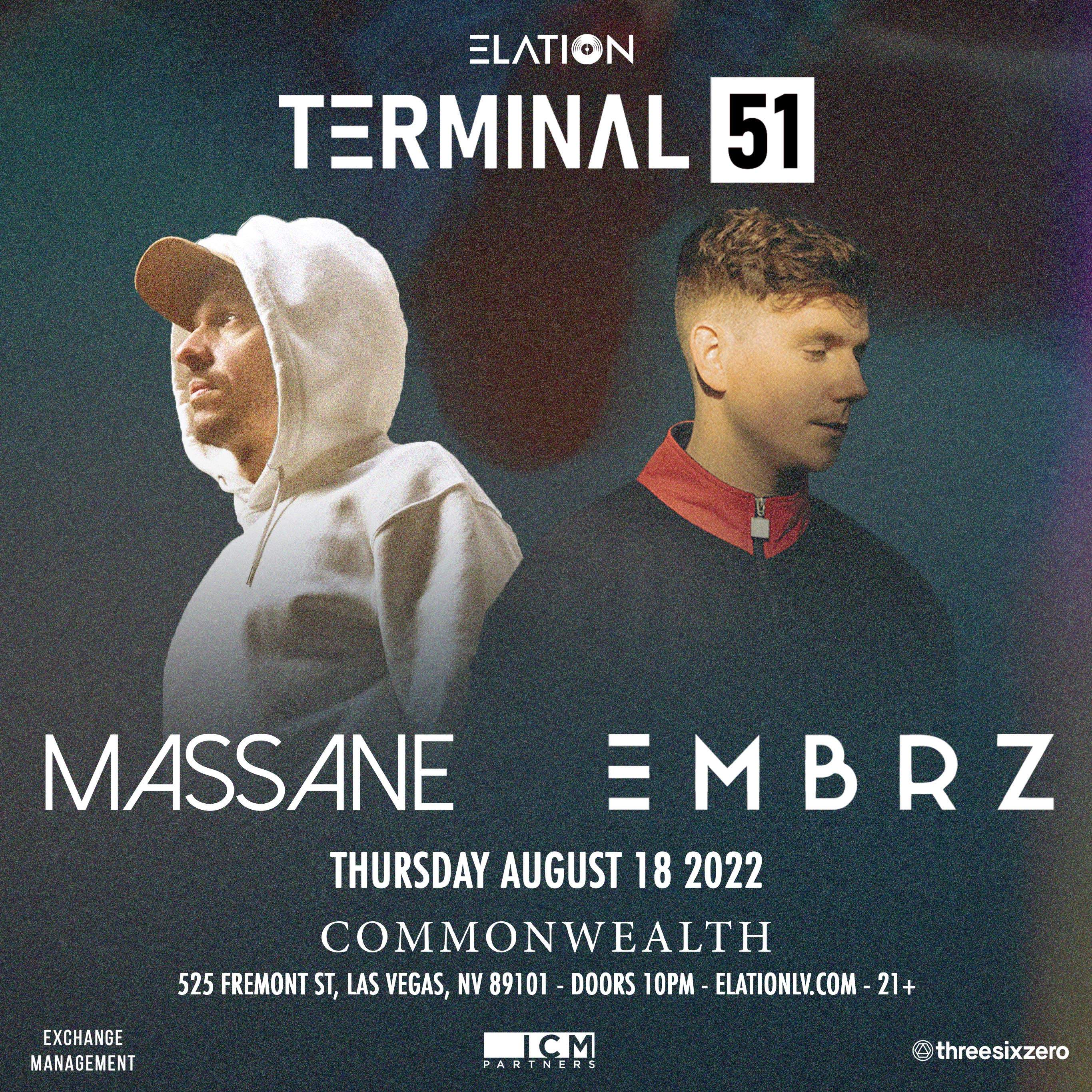 Terminal 51 feat. Massane & EMBRZ en Commonwealth Bar, Las Vegas