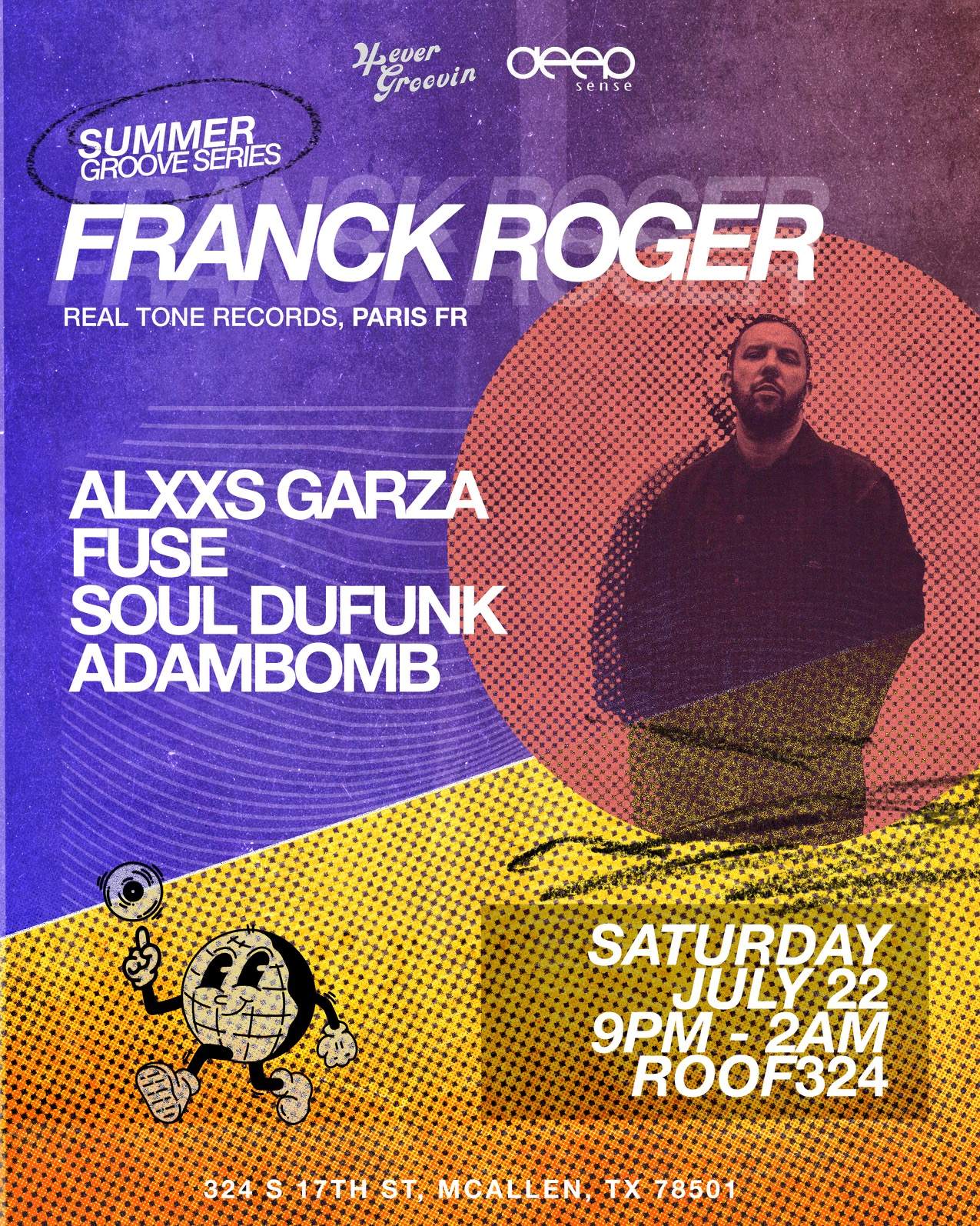 4ever Groovin presents: Franck Roger (RealTone Records, Paris) at Roof ...