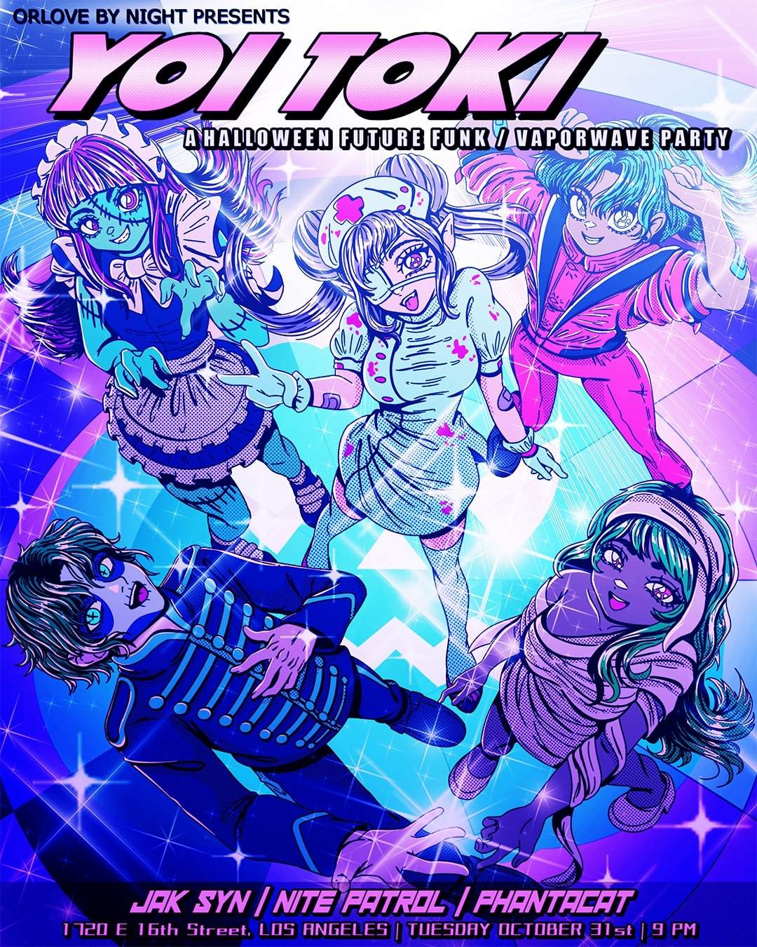 YOI TOKI: A HALLOWEEN FUTURE FUNK/VAPORWAVE PARTY at 1720, Los Angeles