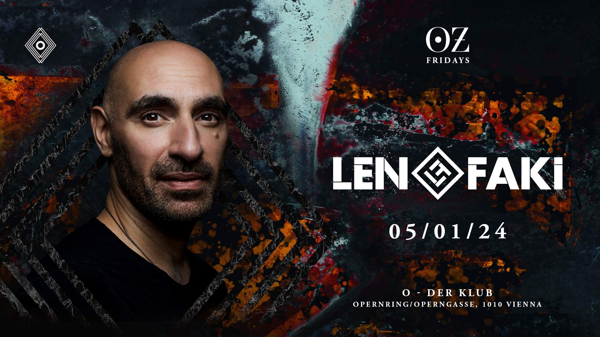 OZ with Len Faki at O der Klub, Vienna