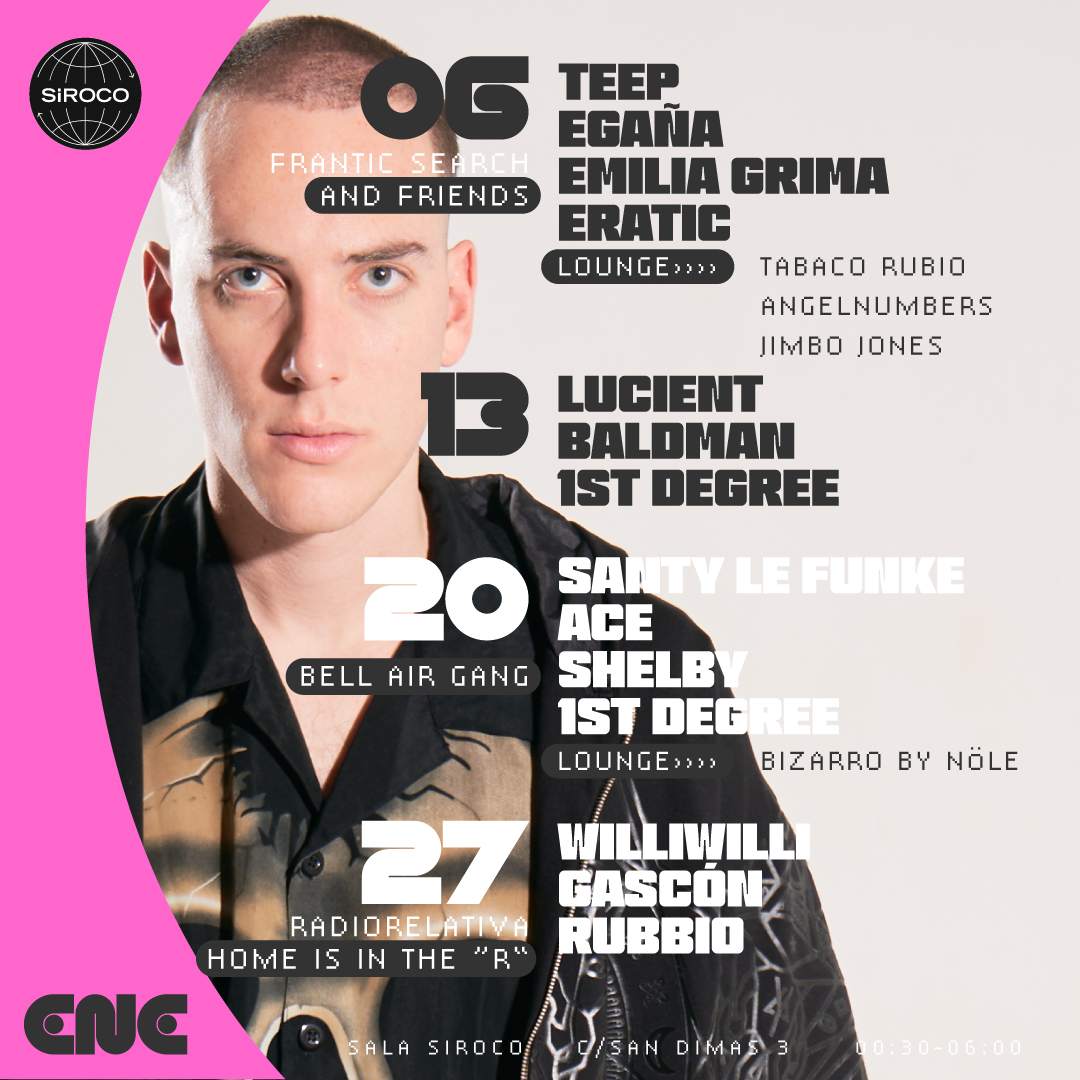 HOME CLUB MADRID with Lucient, Baldman, 1st Degree at Sala Siroco, Madrid