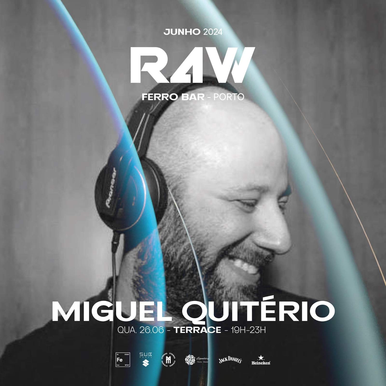 R4W with Armando (Club) Miguel Quitério (Terrace) at Ferro Bar, Porto