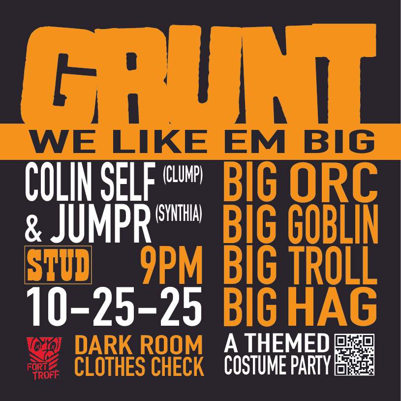 GRUNT- Tickets available at the Door at The Stud, San Francisco/Oakland