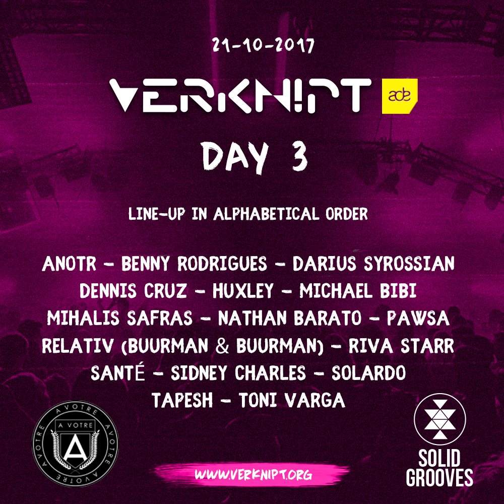 VERKNIPT ADE Special - Day 3 at Amsterdam Studio's, Amsterdam