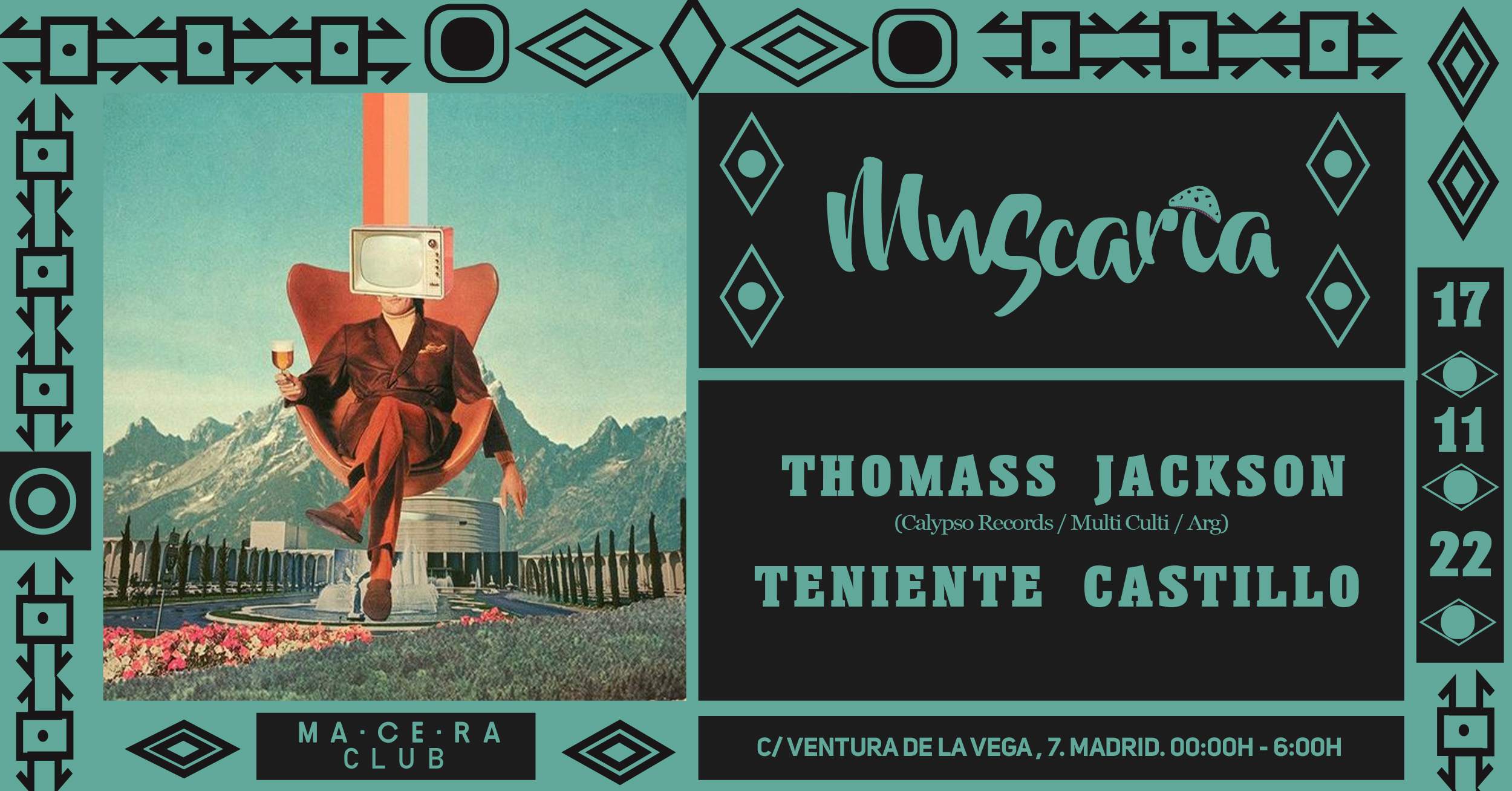 Muscaria #006 with Thomass Jackson + Teniente Castillo at Macera Club ...