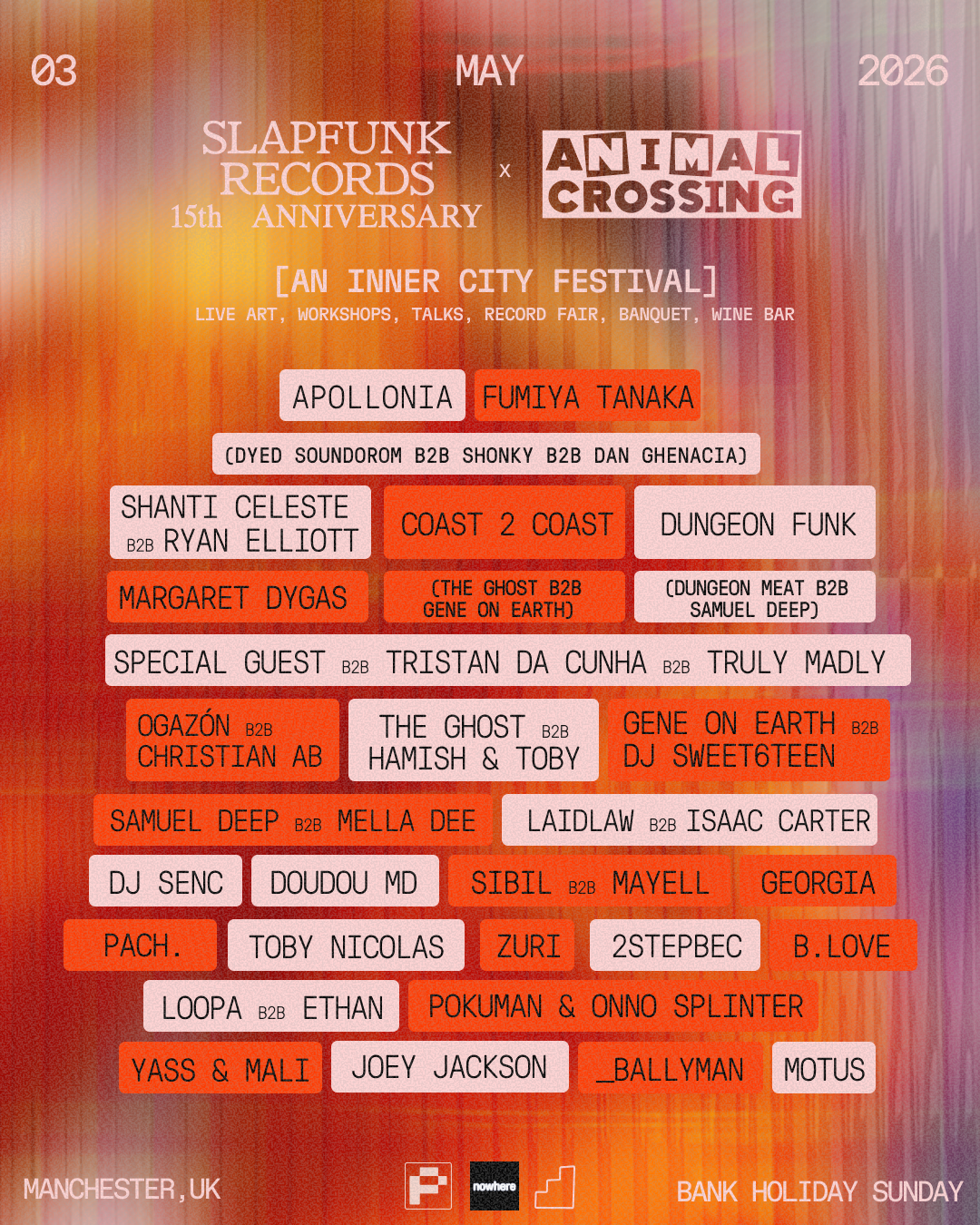 SlapFunk & Animal Crossing - An Inner City Festival that Slaps ...