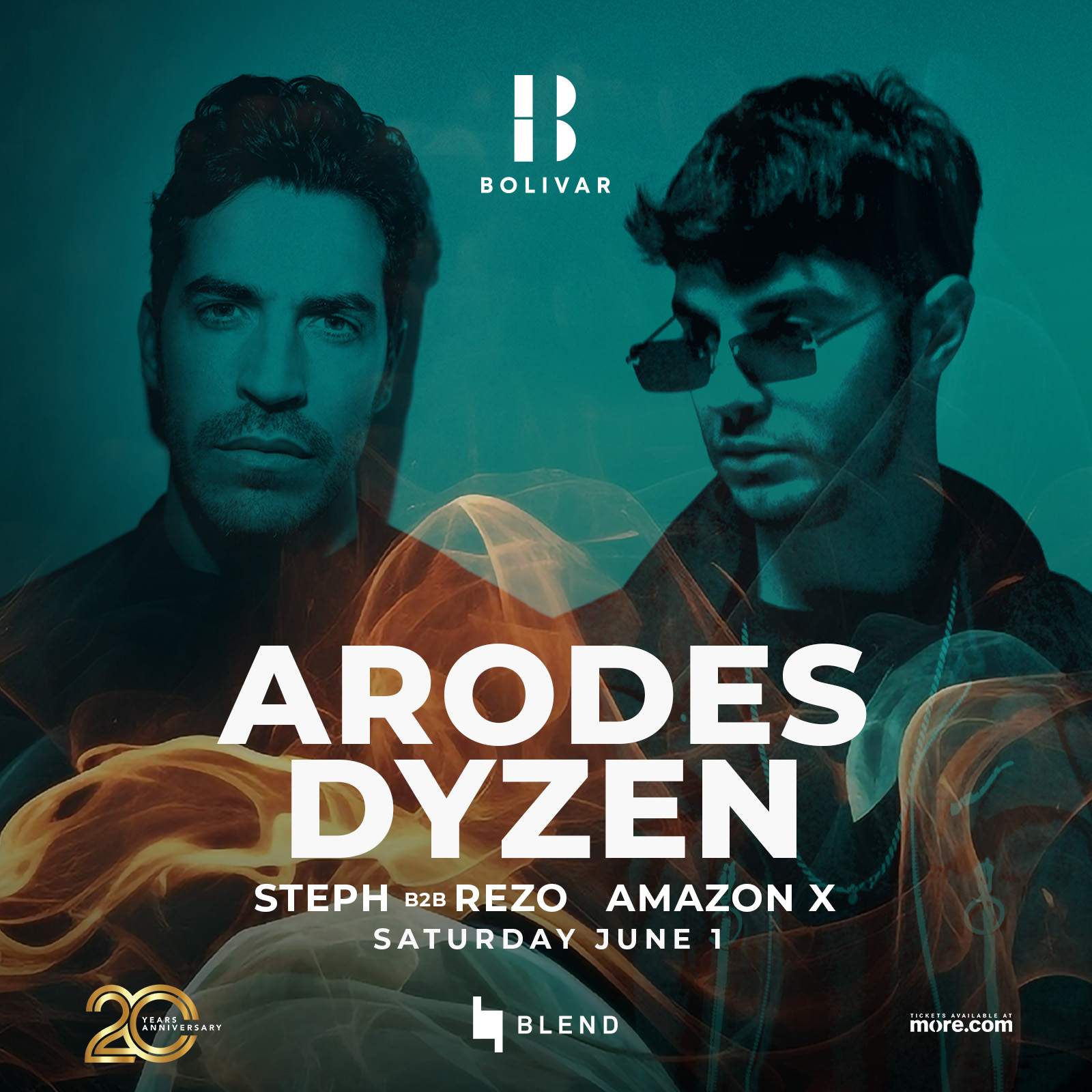 ARODES I Dyzen I Sat June 1 I Bolivar a Bolivar Beach Bar, Athens