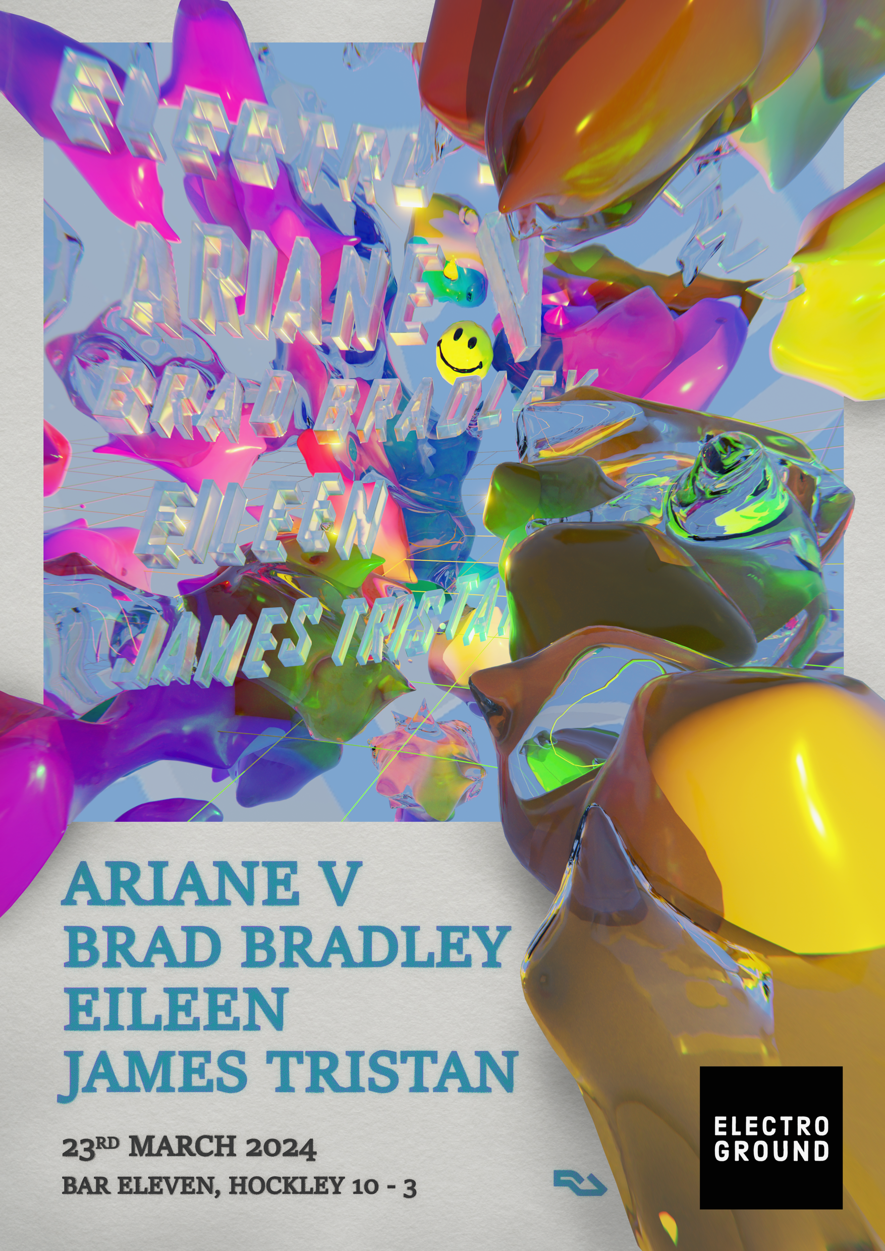 Electroground with Ariane V, James Tristan, Eileen and Brad Bradley at ...