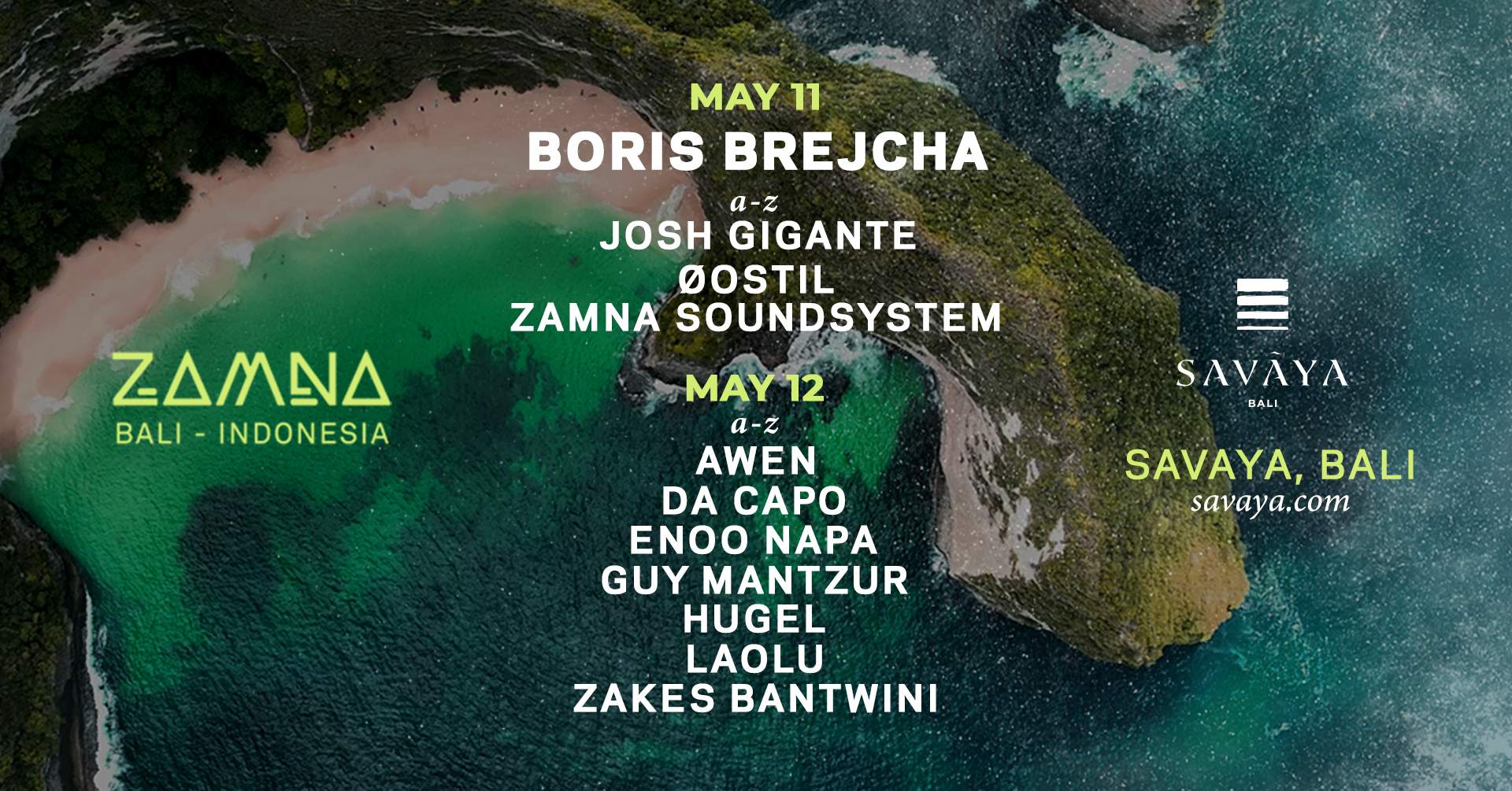 Zamna Bali - May 2024 at Savaya Bali, Bali