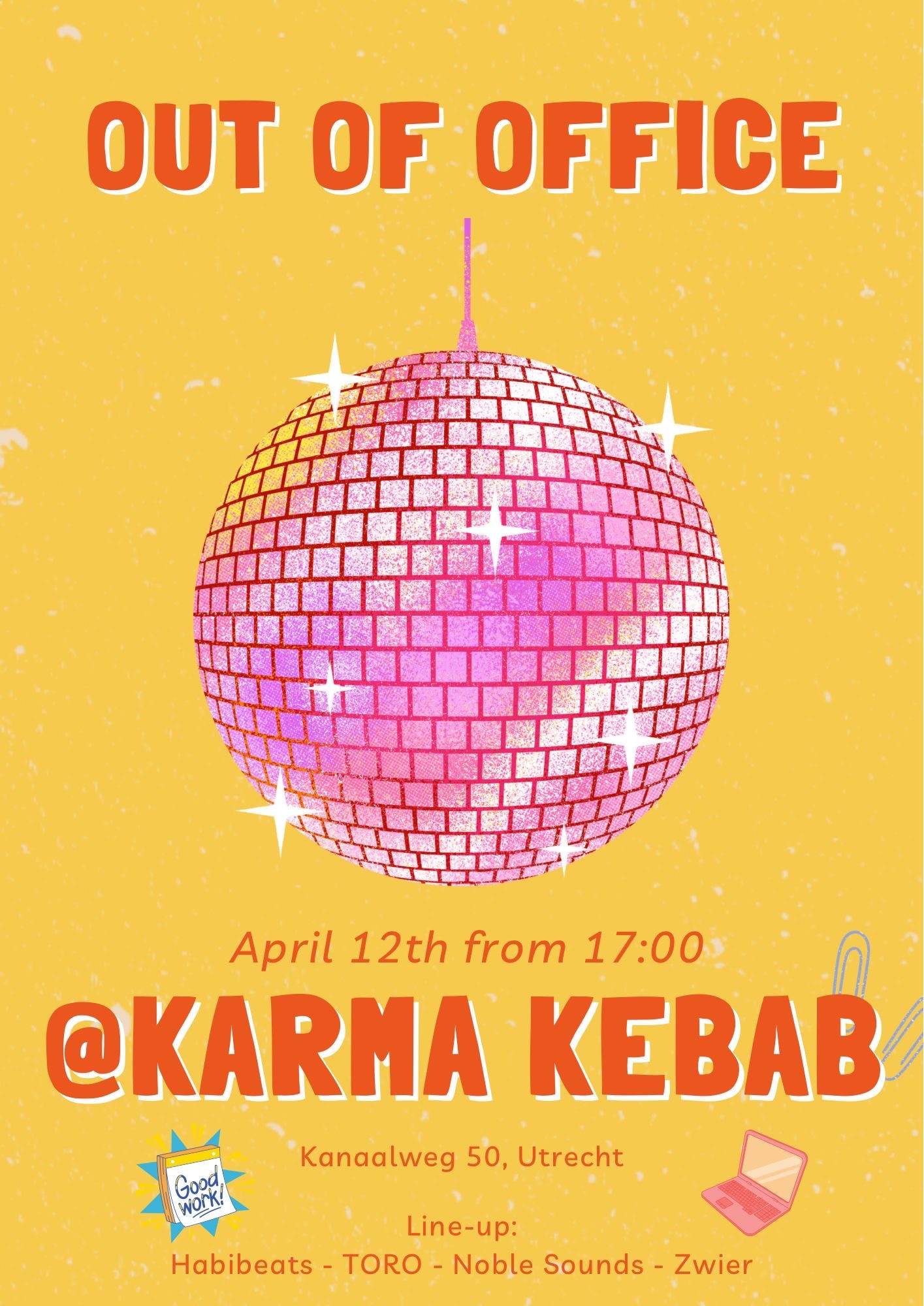 Out Of Office: The Ultimate 'Vrijmibo' in Utrecht! at Karma Kebab at ...