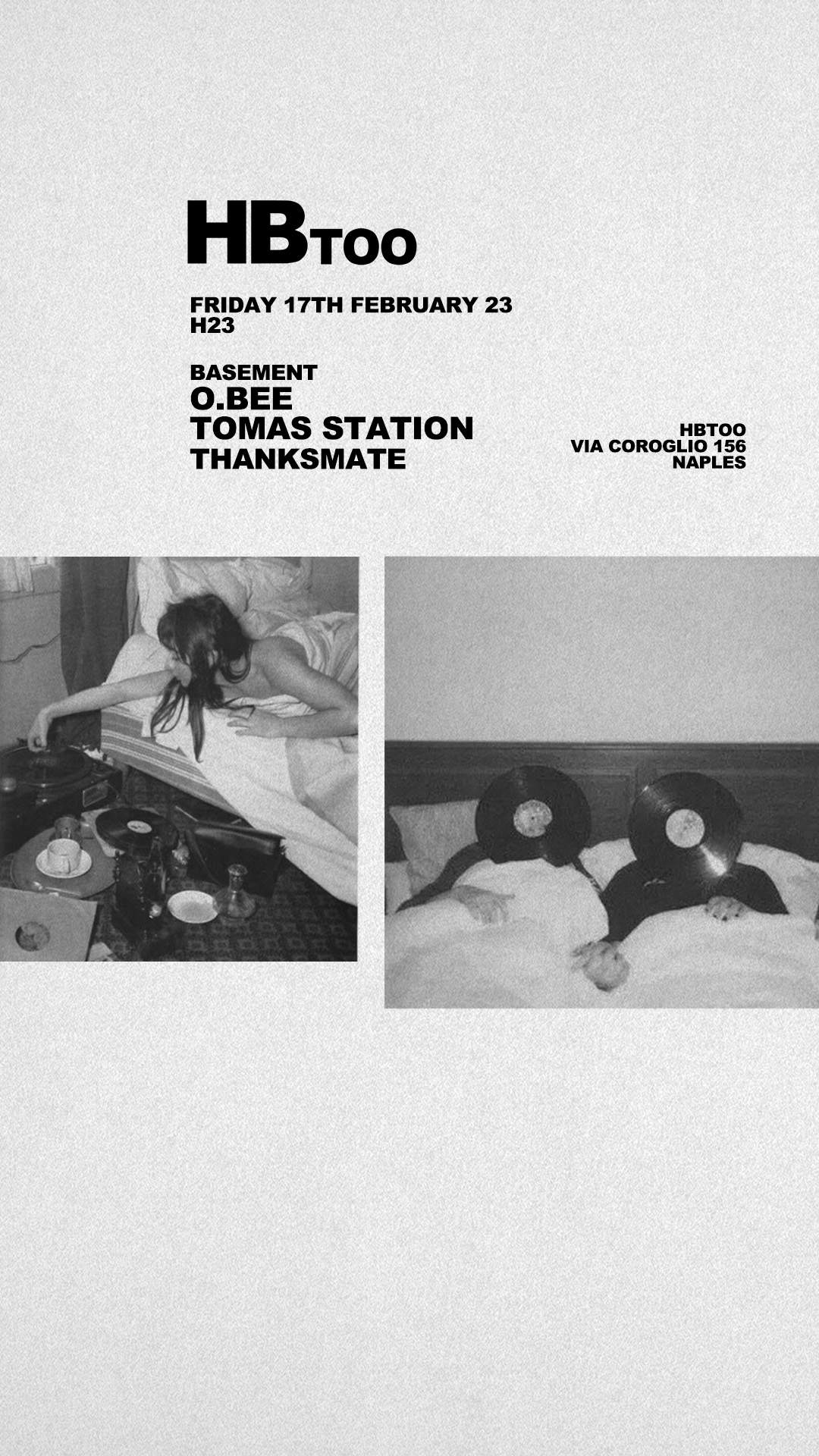 Kiss me on Friday - O.BEE, Tomas Station, ThanksMate at Hbtoo, Naples