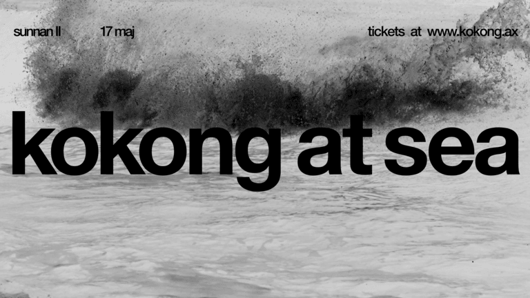 KOKONG at sea at Sunnan II, Finland