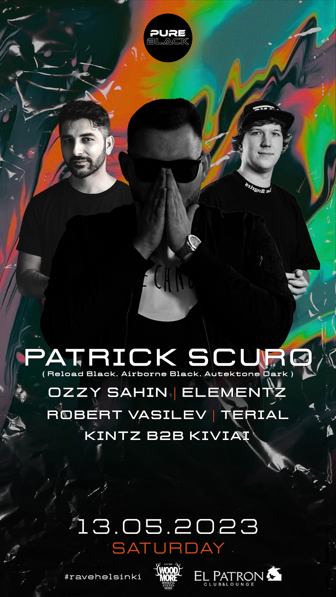 Expect Techno Only// Patrick Scuro (De),Ozzy Sahin (Uk) at El Patron ...
